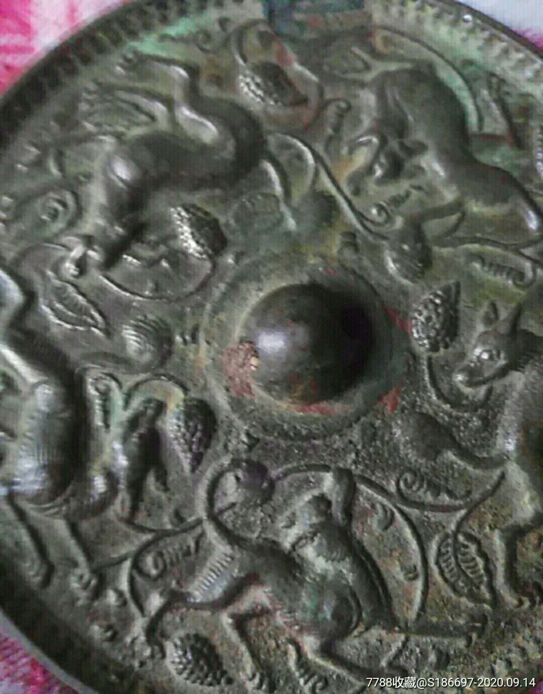 宋代铜镜 铜镜 辽金宋 青铜 圆形 海兽葡萄纹 中14cm9cm au24210553 在线拍卖 7788铜镜收藏