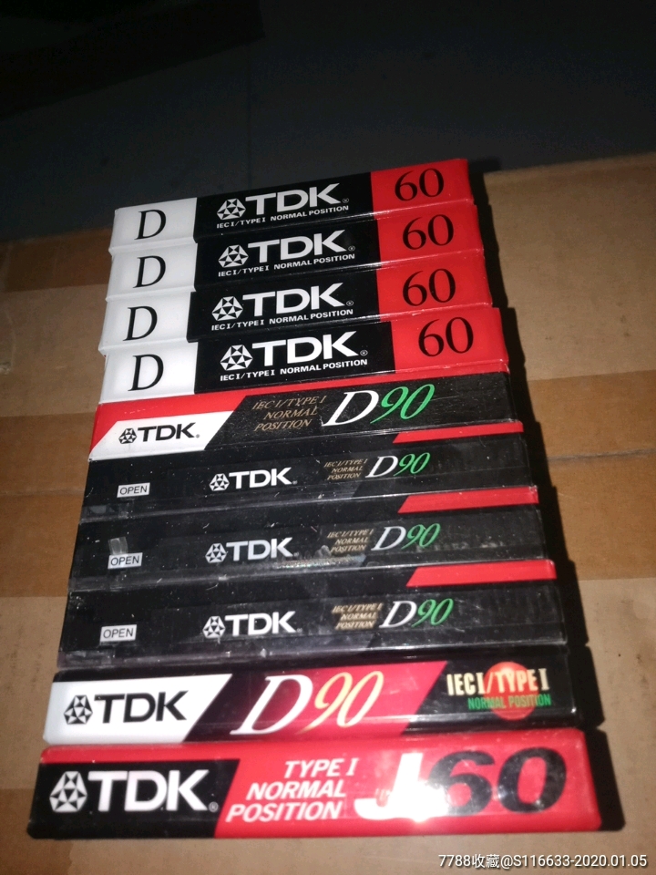 空白TDK磁带10盒，D604盒，D905盒，仔细看图拍_磁带/卡带_文之缘【7788收藏__收藏热线】