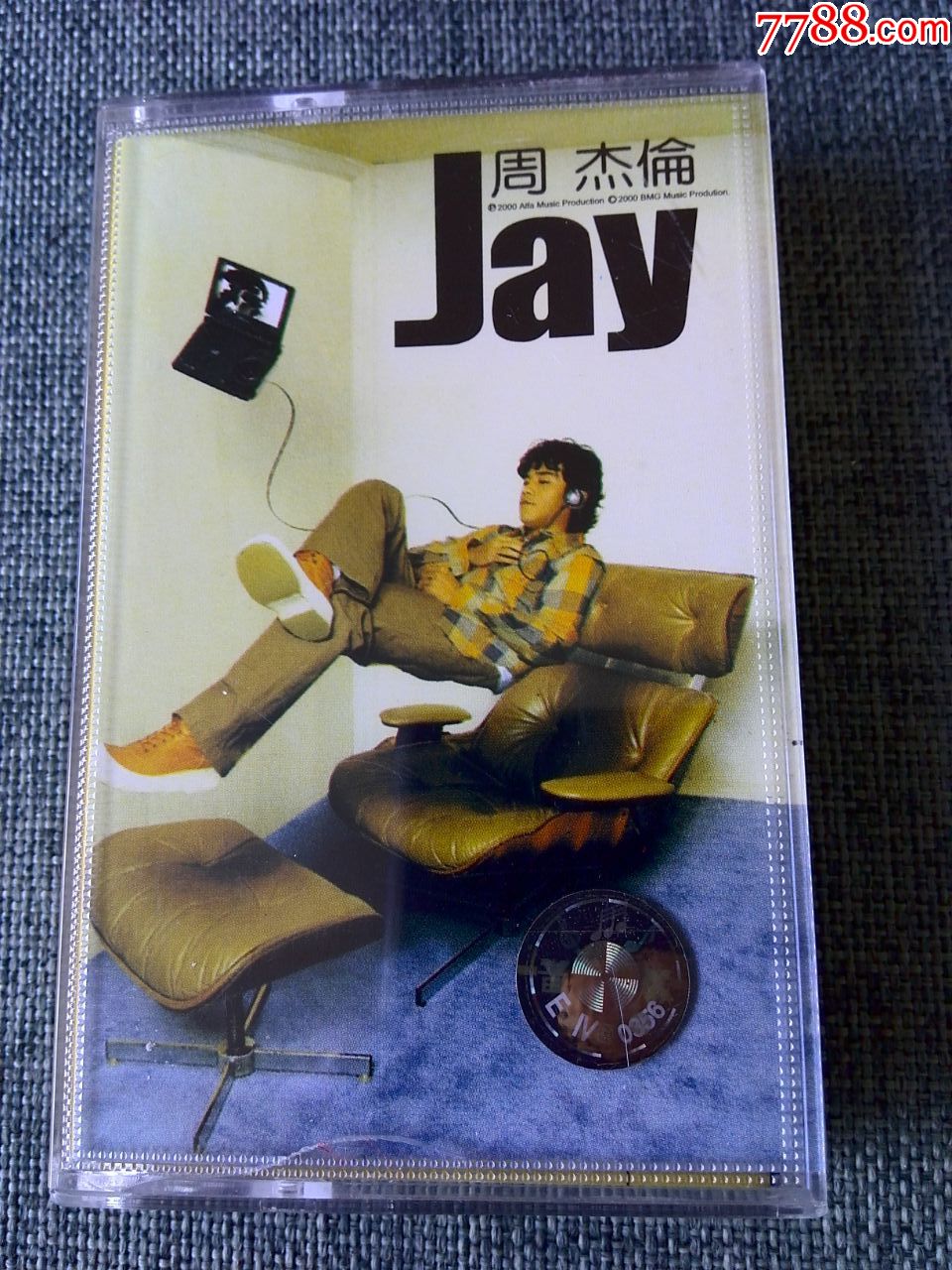 周杰伦首张专辑《Jay》BMG授权，上海音像出版社发行-价格:35元-au24345059-磁带/卡带 -加价-7788收藏__收藏热线