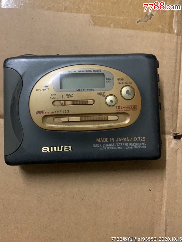 经典爱华磁带机JX729_随身听/mp3_东升旧货【7788收藏__收藏热线】