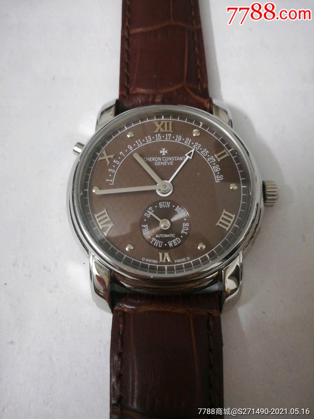 全新自动男表歌诗丹顿。佩戴海鸥精磨机芯，限量版，走得准。_手表/腕表_广州白货店【7788收藏__收藏热线】