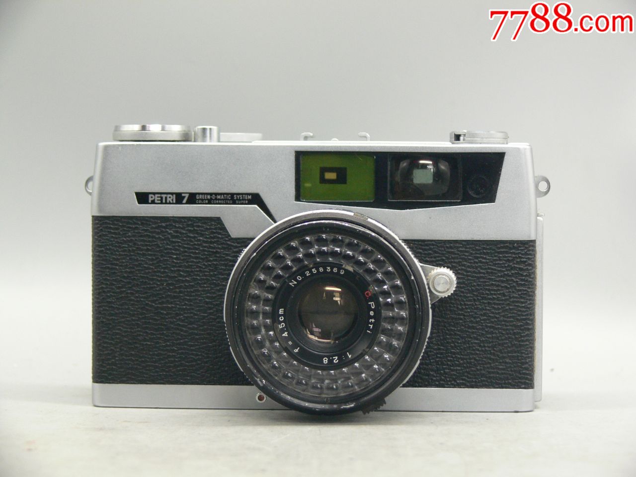 PETRI7相机，品相很新。测光灵敏。黄斑清楚。快门变化明显，光圈正常，自拍好_单反相机_中古二手相机藏友店【7788收藏__收藏热线】
