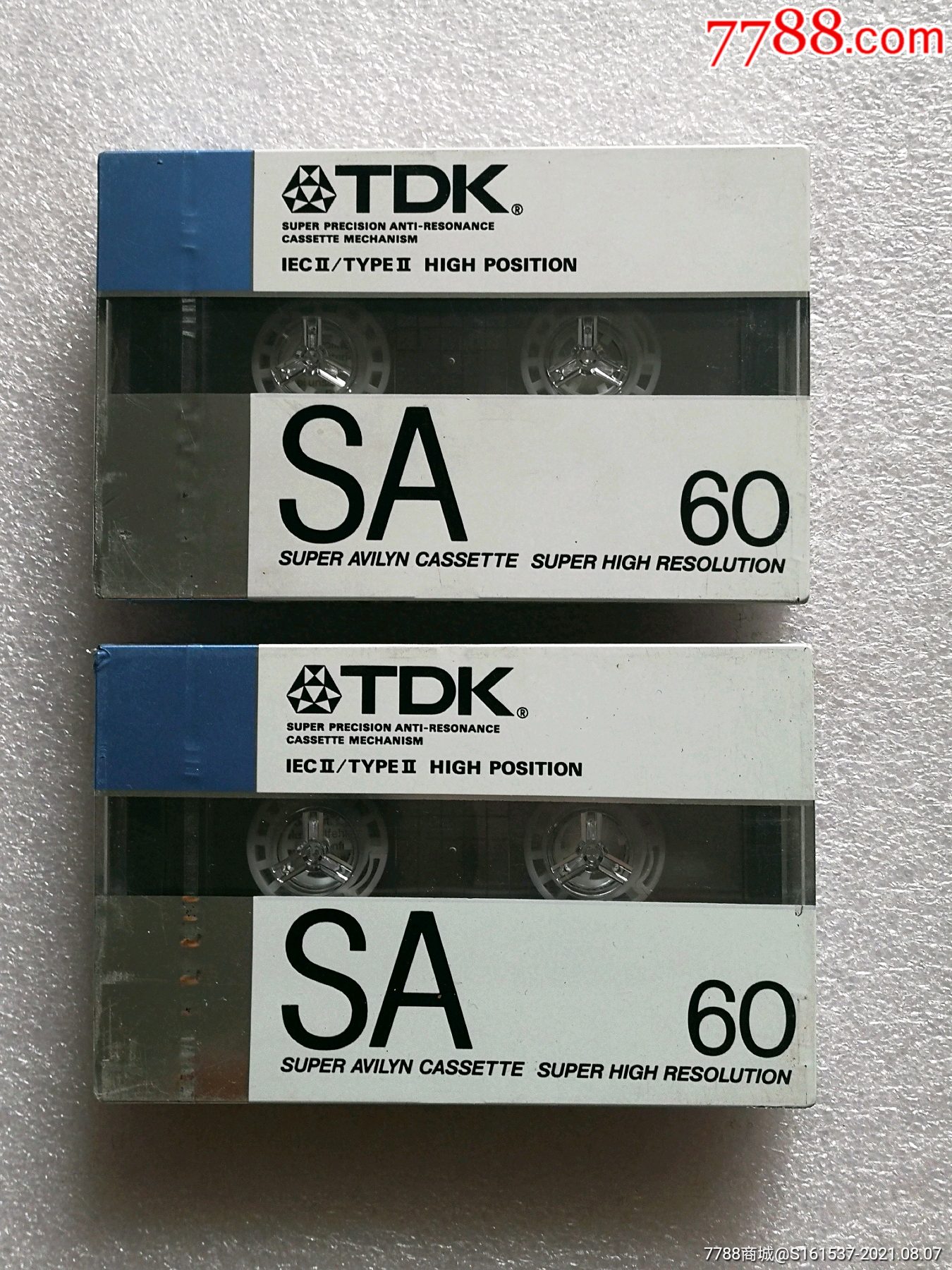 TDK-SA60（两盒未拆封）_磁带/卡带_小吕杂项【7788收藏__收藏热线】