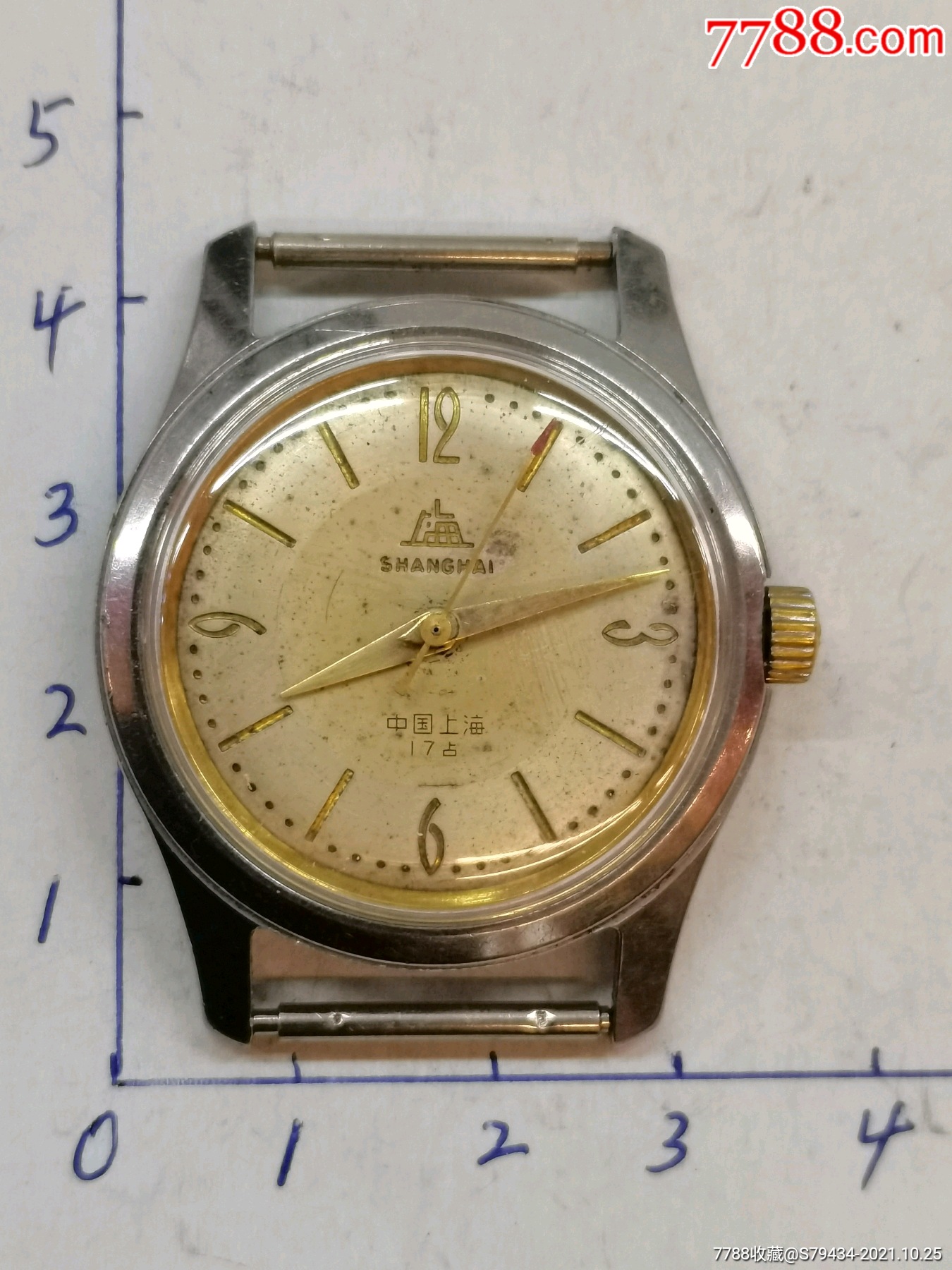 上海A-581手表机夹号6305B稀少具体看简介_手表/腕表_藏行天下【7788收藏__收藏热线】