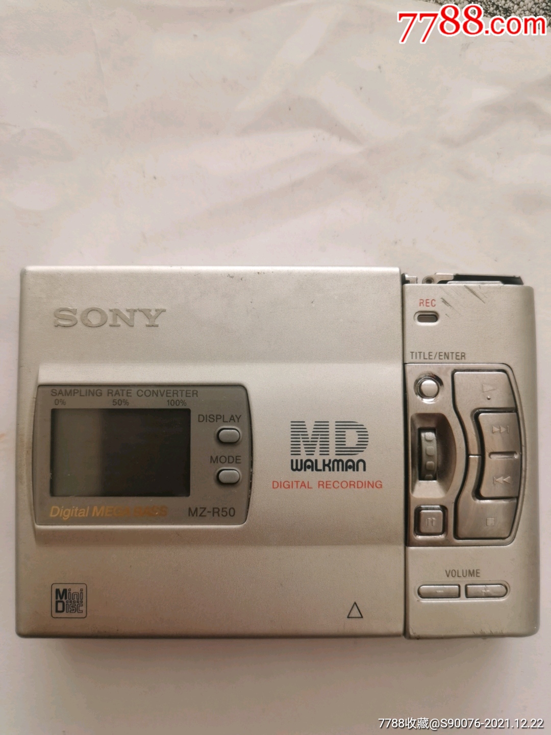 索尼MD随身听MZ-R50_随身听/mp3_表内如一【7788收藏__收藏热线】