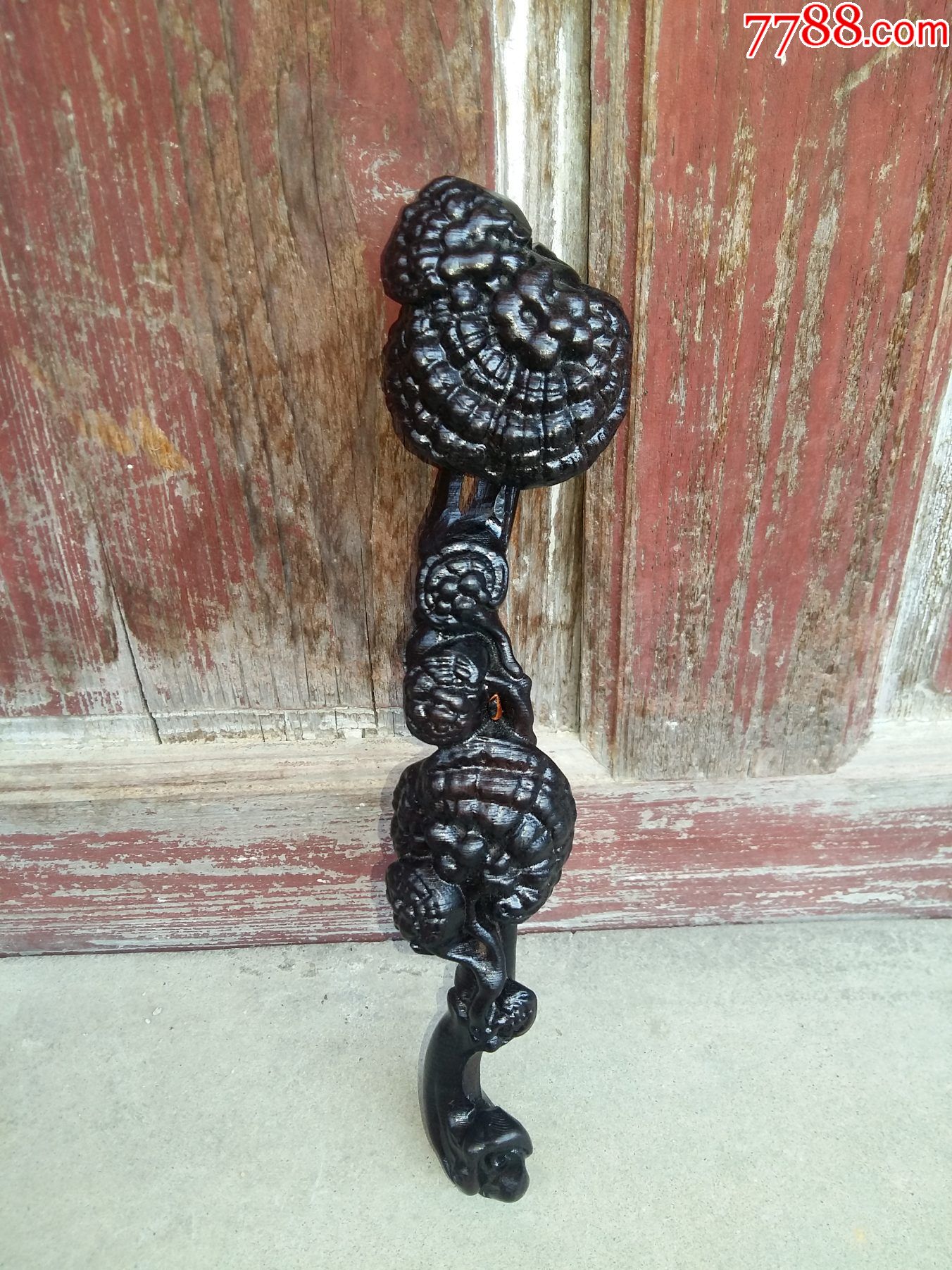 木雕如意摆件_木雕摆件_古玩城风城【7788收藏__收藏热线】