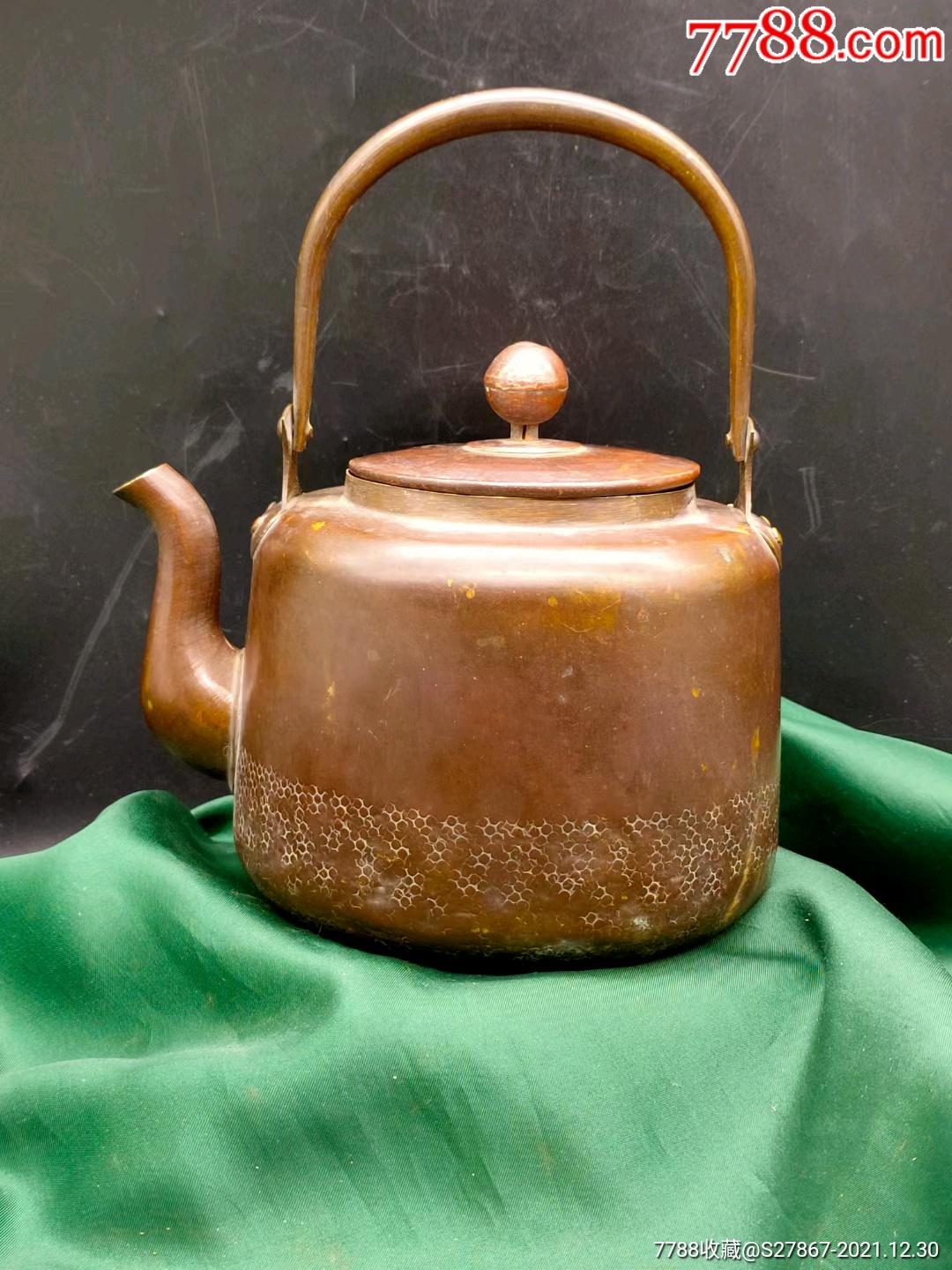 民国铜壶一把-价格:286元-au28828263-铜壶/铜瓶 -加价-7788收藏__收藏热线