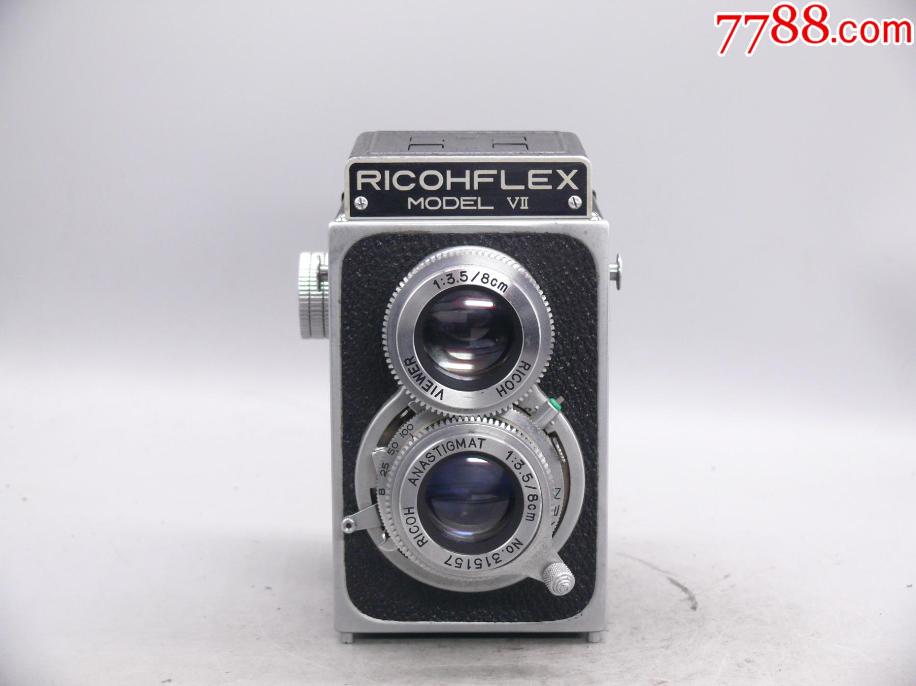 理光RICOHFLEX-MODEL-VII双反相机，收藏级别品相，无磕碰掉漆__【7788收藏__收藏热线】