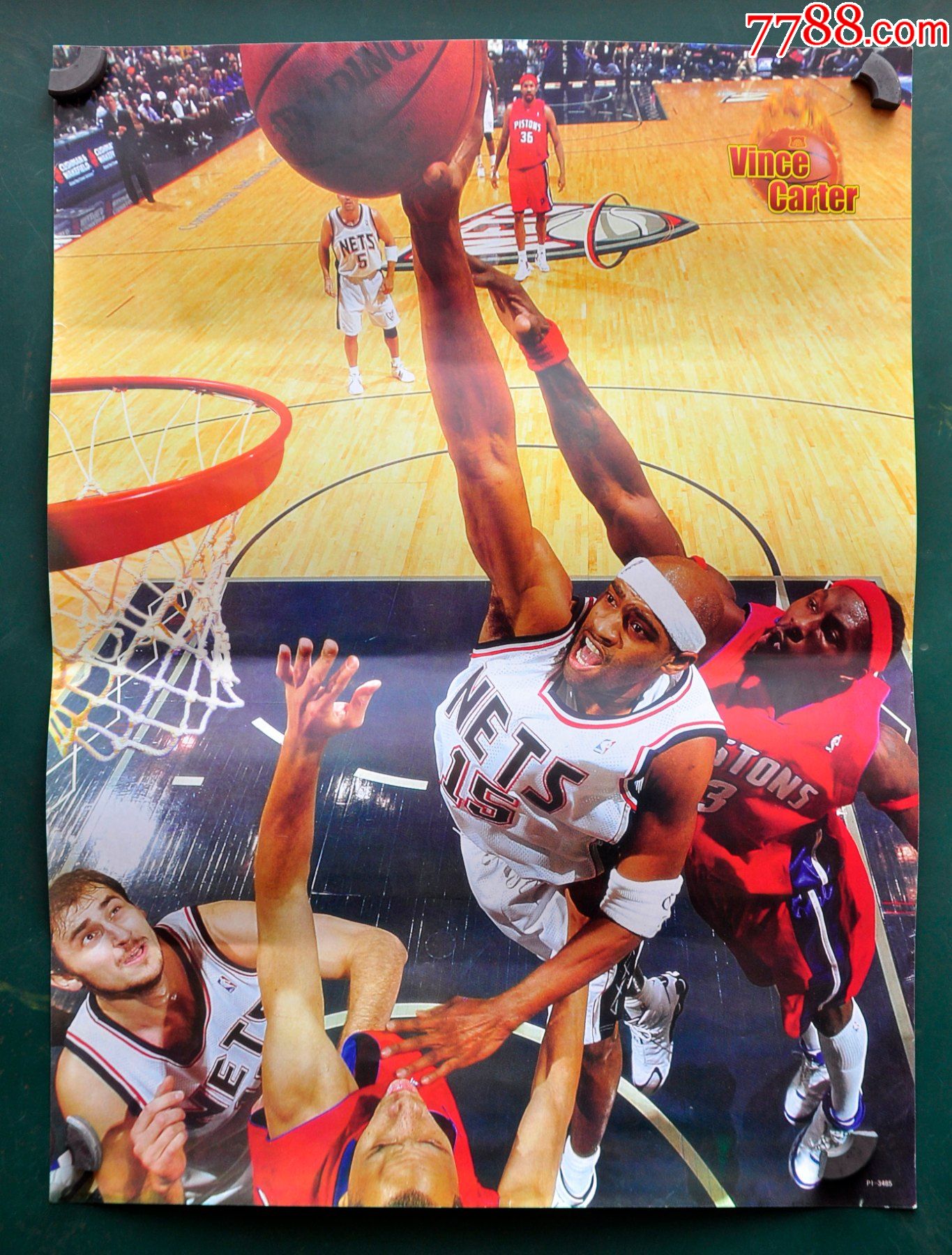 NBA篮球明星海报【文斯·卡特VinceCarter】-价格:7元-au29284548-明星海报 -加价-7788收藏__收藏热线