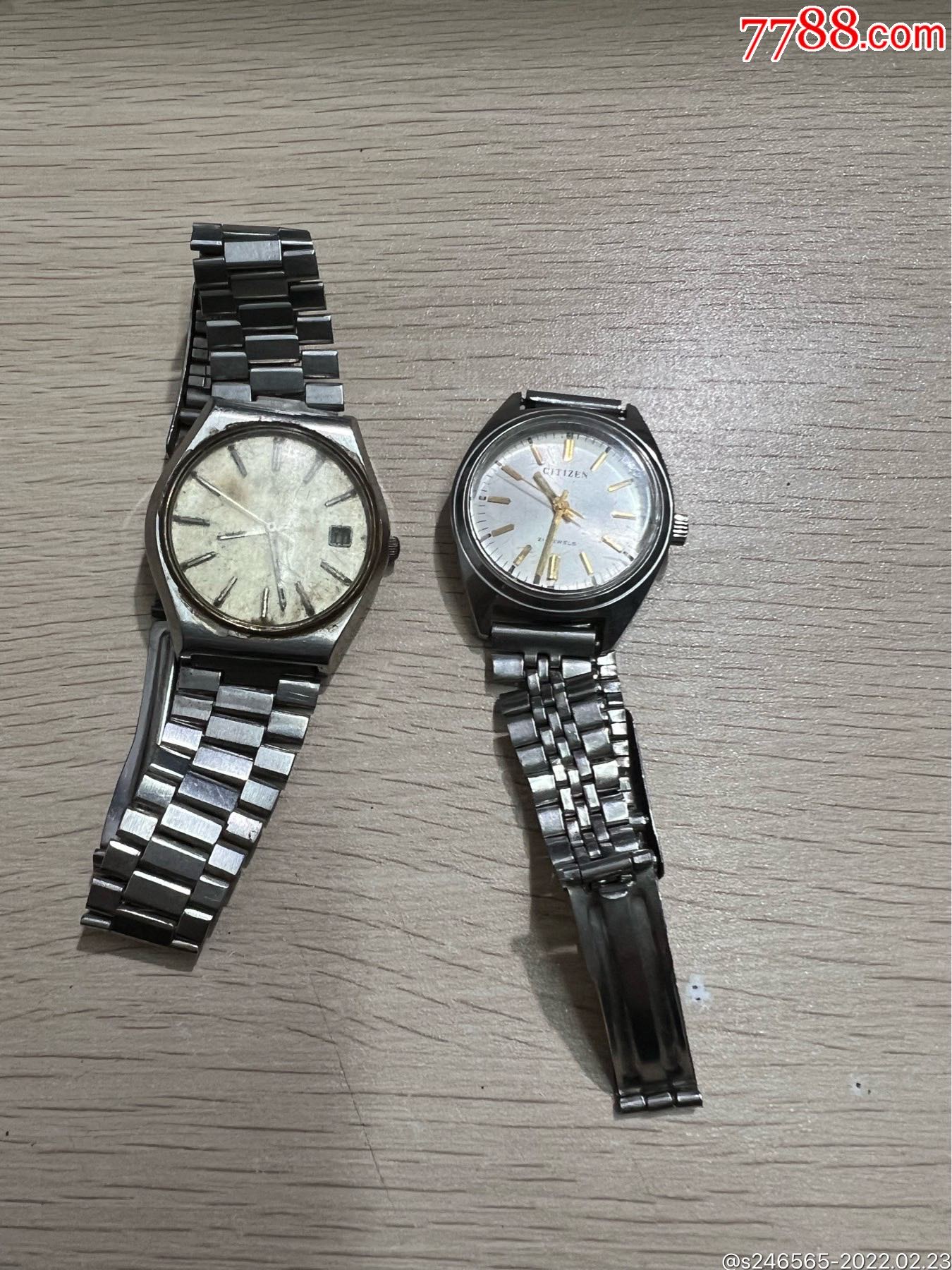 西铁城手动2个合拍_手表/腕表_茅庐高人【7788收藏__收藏热线】