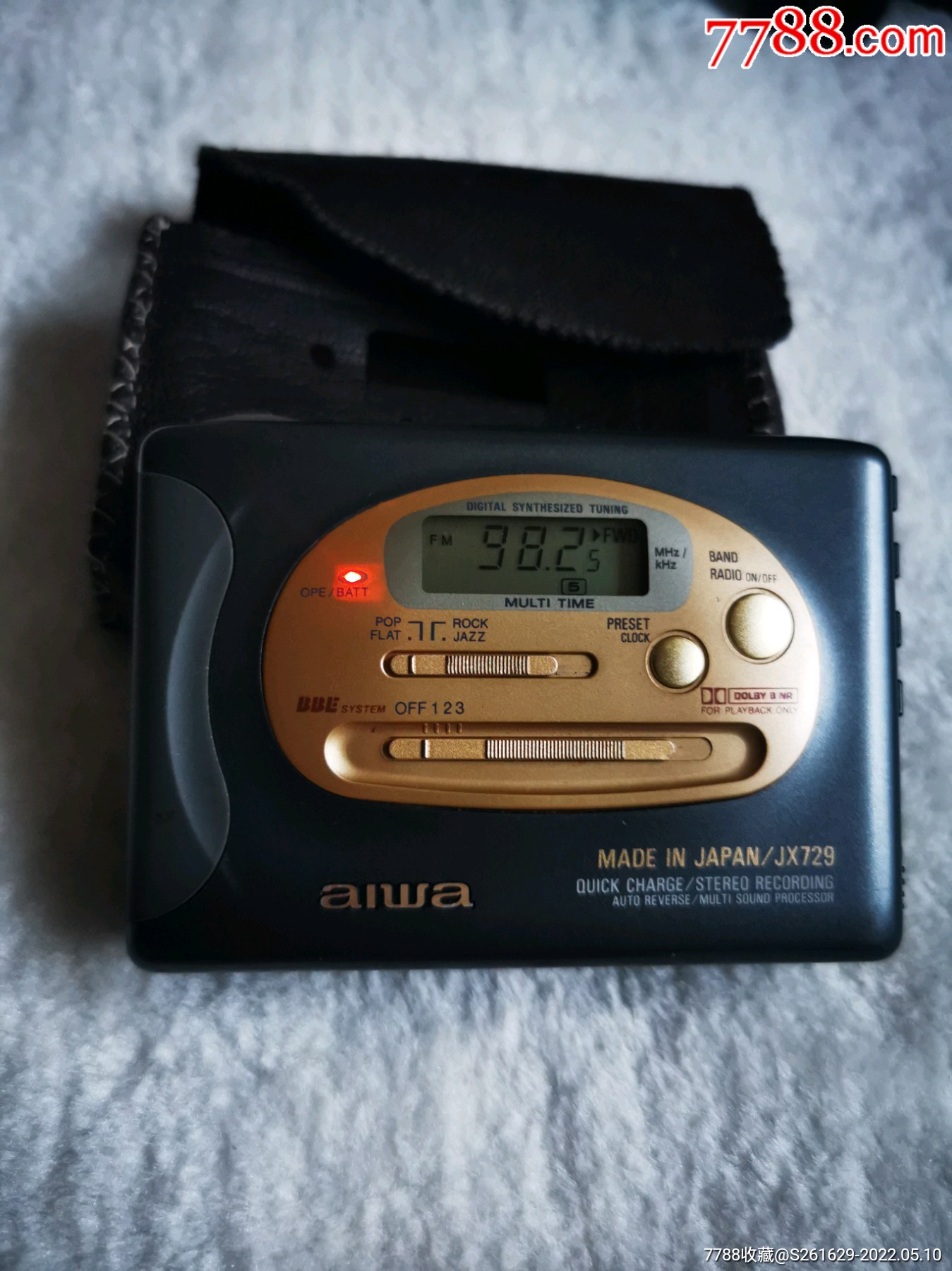 爱华Jx729型磁带收音机随身听__【7788收藏__收藏热线】