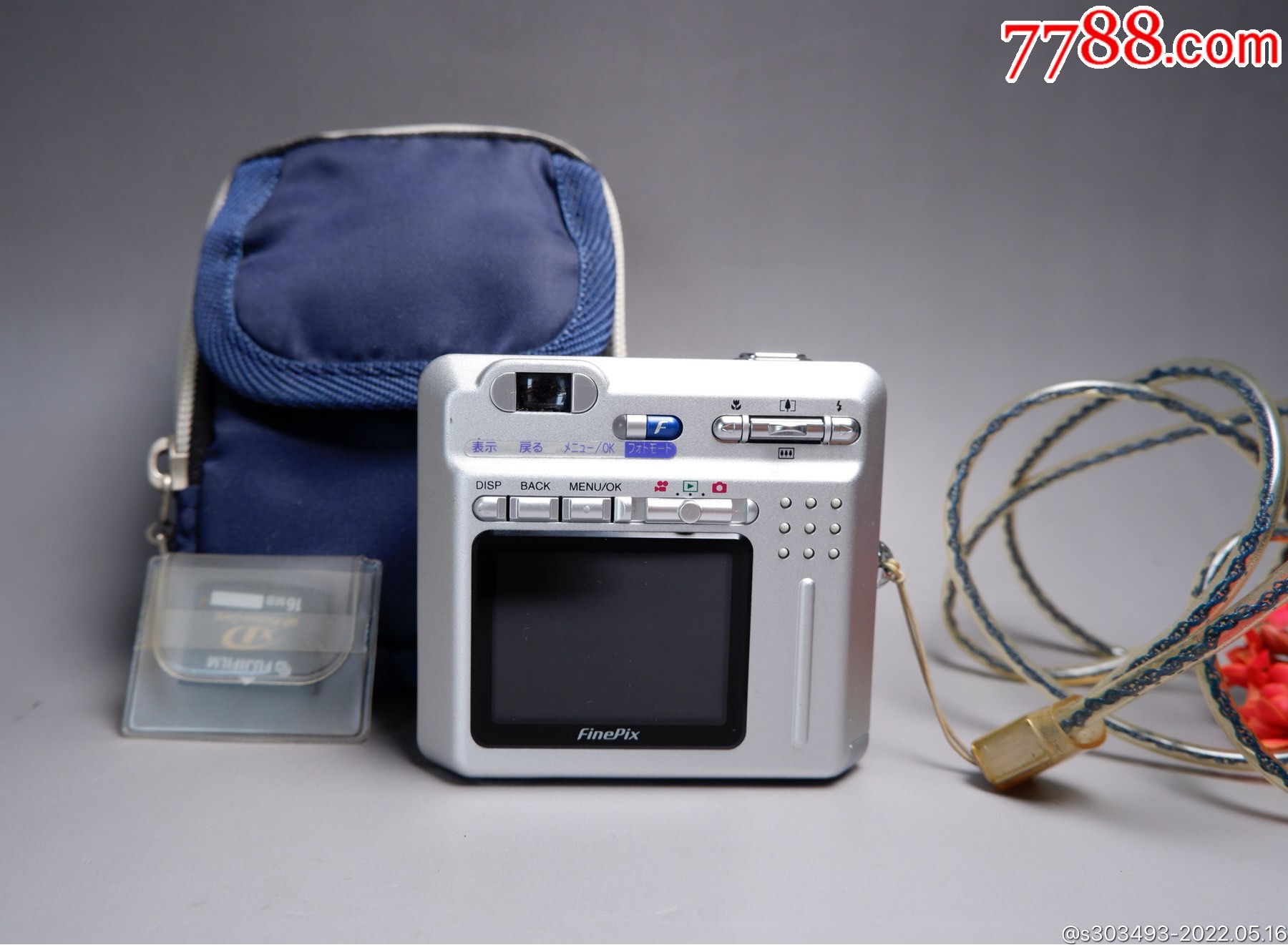 FUJIFILM富士f420方块机，安入电池无反应，作故障机处理，其他功能未知，_傻瓜机/胶片相机_鱼鱼金子【7788收藏__收藏热线】