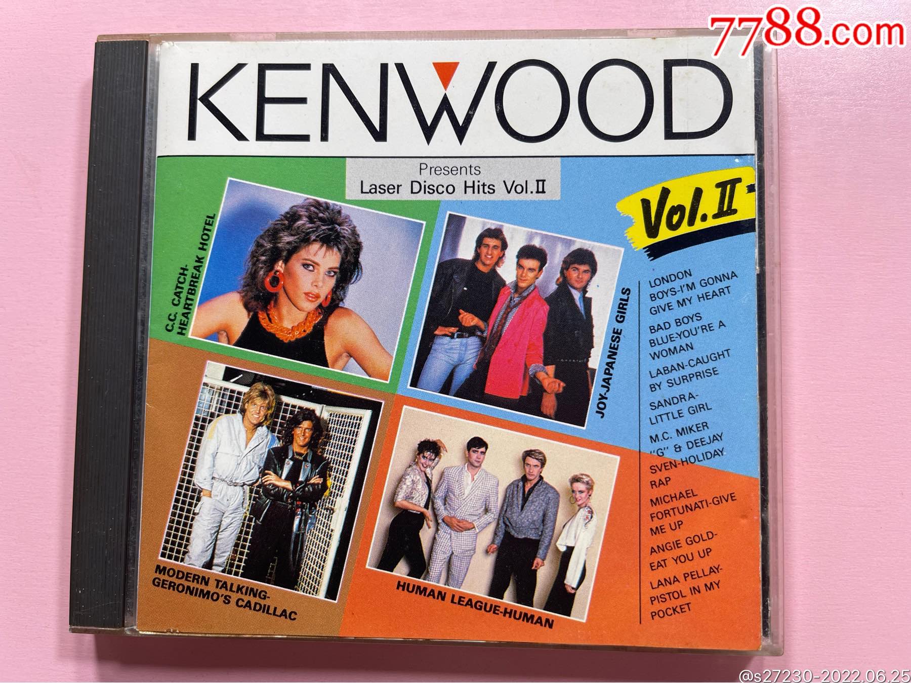 荷东《Laser-Disco-Hits-Vol.II》日本天龙虚字3A1版CD_音乐CD_快乐的音符【7788收藏__收藏热线】