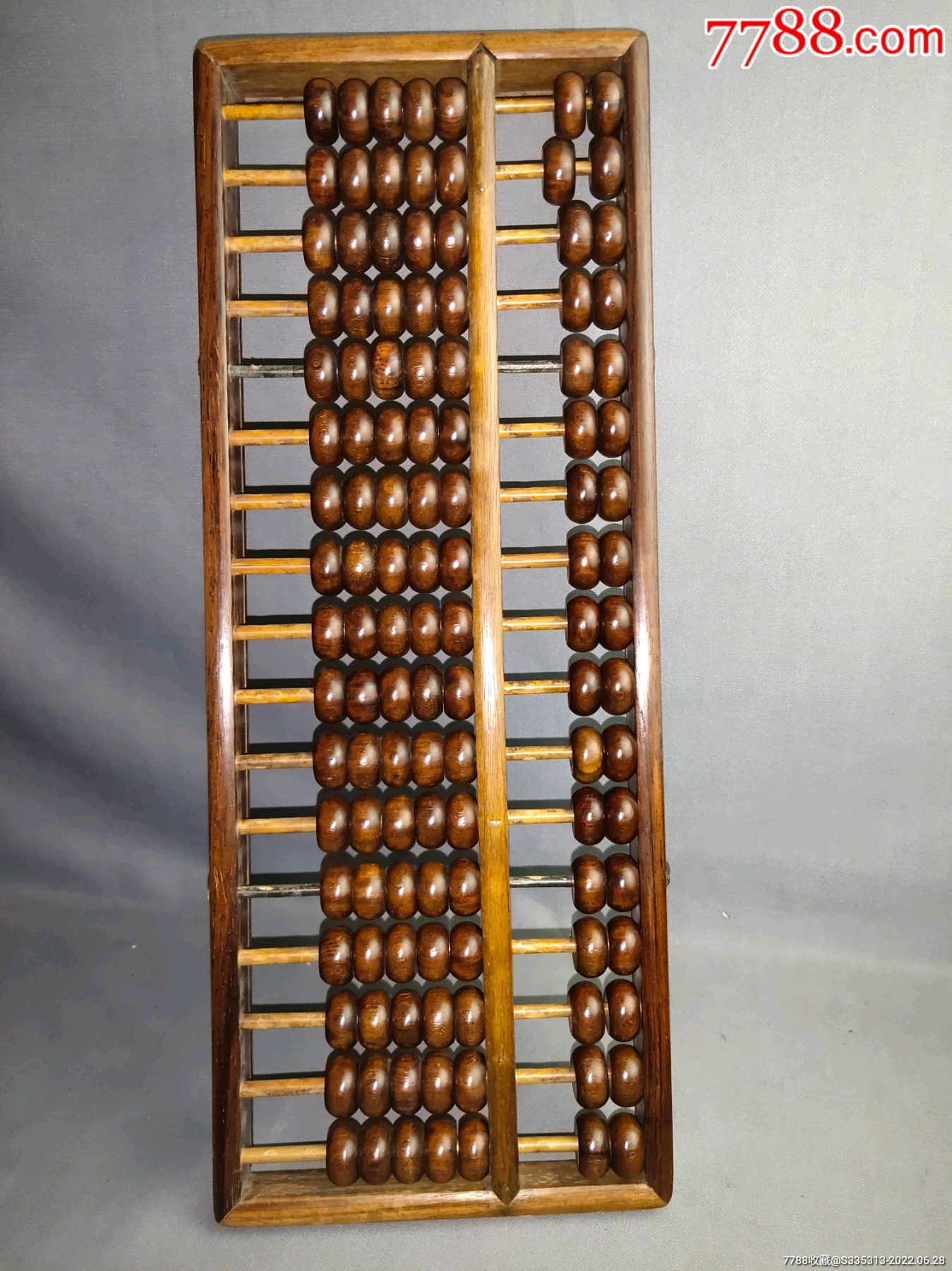 17位漂亮大算盘子，17一88号，长45cm，宽17.5cm，尺寸大，比较少见，_算盘_顾多宝【7788收藏__收藏热线】