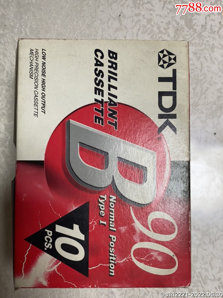 TDK：B-90.全新未拆塑封10盒（磁带）货号15-3.__【7788收藏__收藏热线】