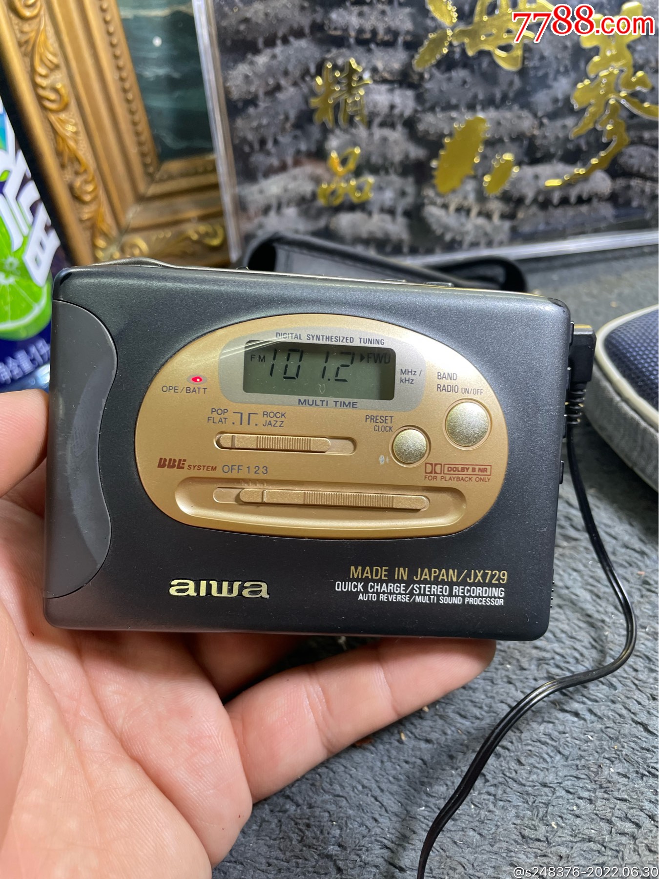 爱华JX729磁带随身听__【7788收藏__收藏热线】