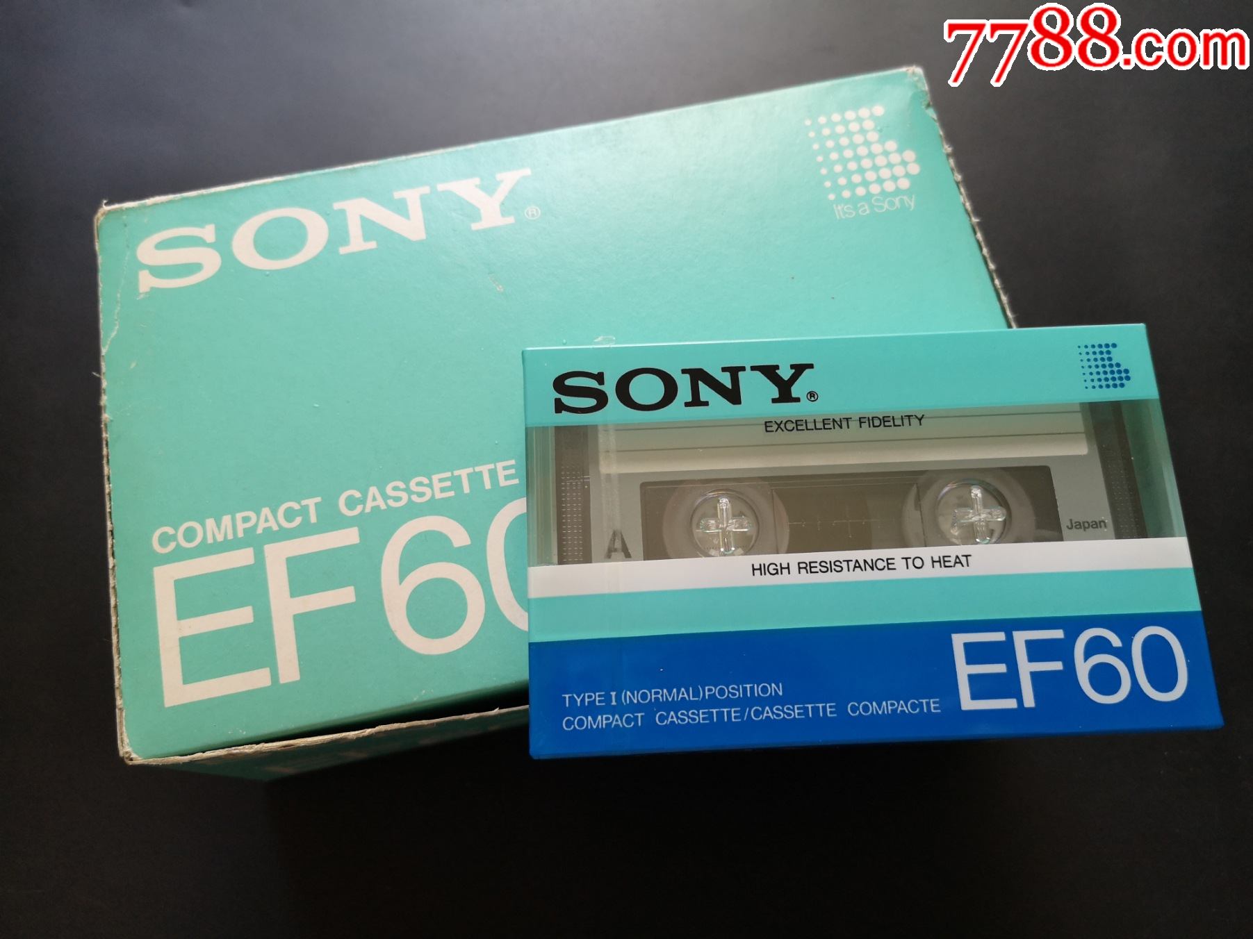 【磁带】SONY-EF60索尼EF60空白磁带10盒（未拆封）__【7788收藏__收藏热线】