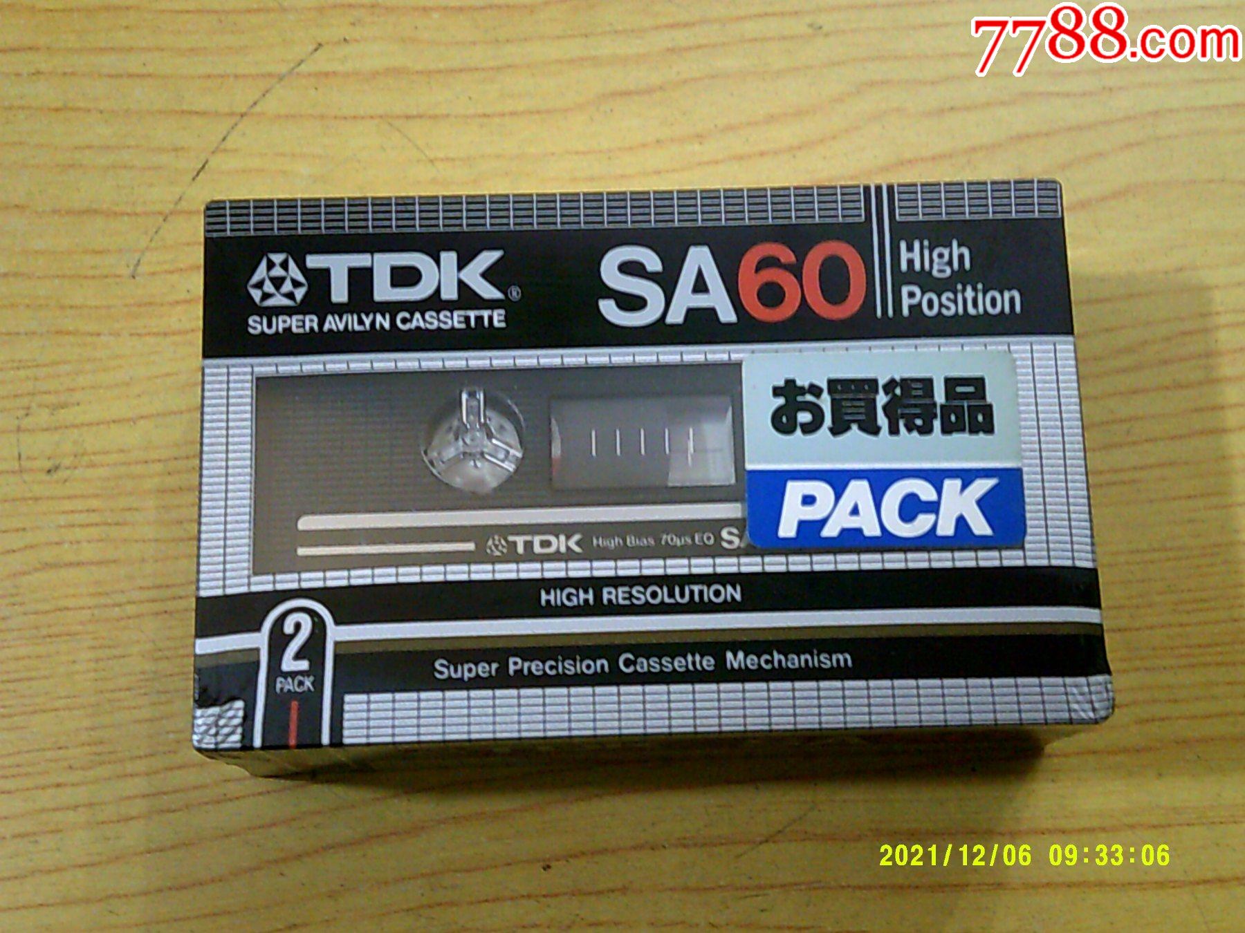 TDK.SA60（未拆封.一盒2盘）_磁带/卡带_宝大洋【7788收藏__收藏热线】