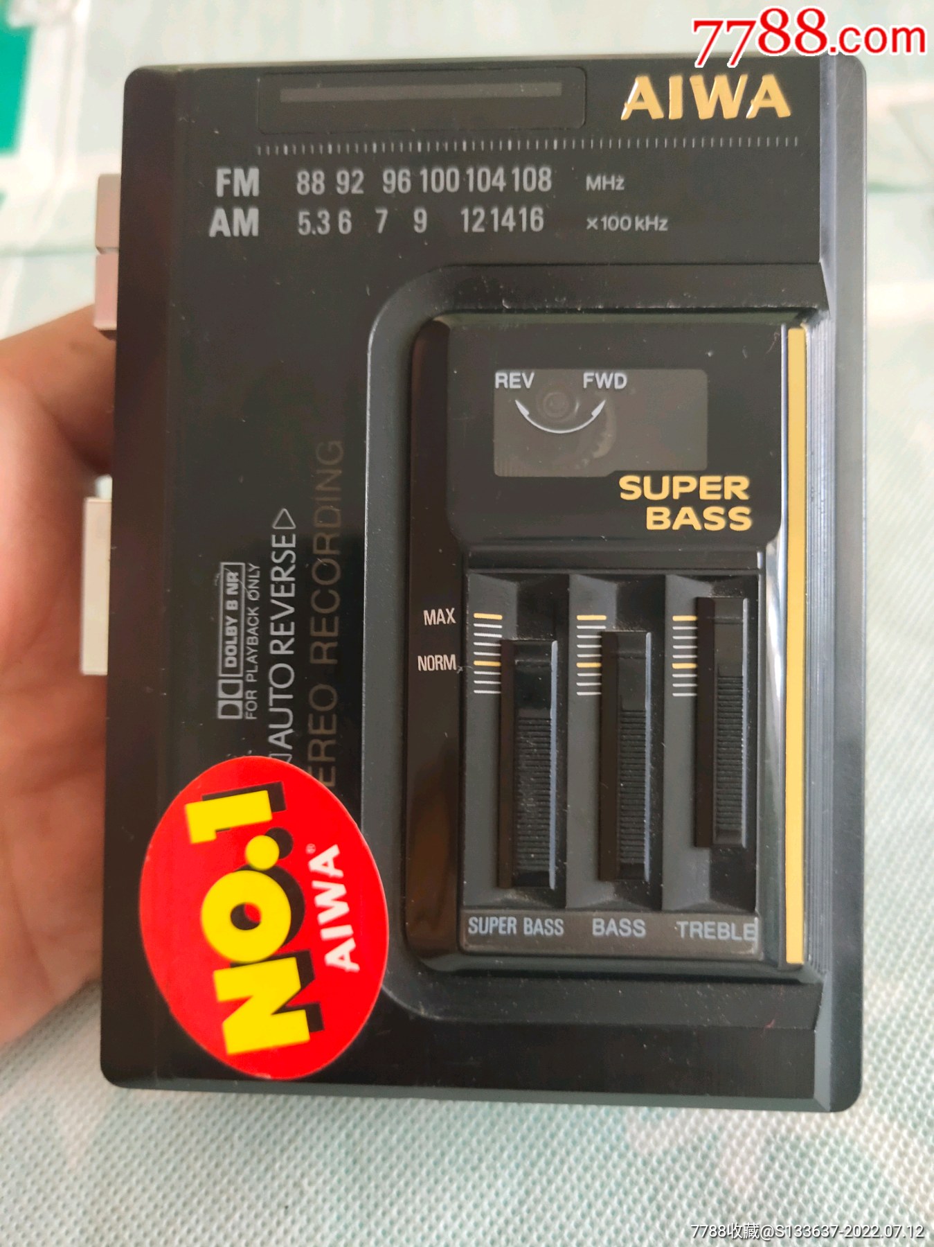 AIWA爱华HS-J370随身听_随身听/mp3_沈阳老旧杂货【7788收藏__收藏热线】