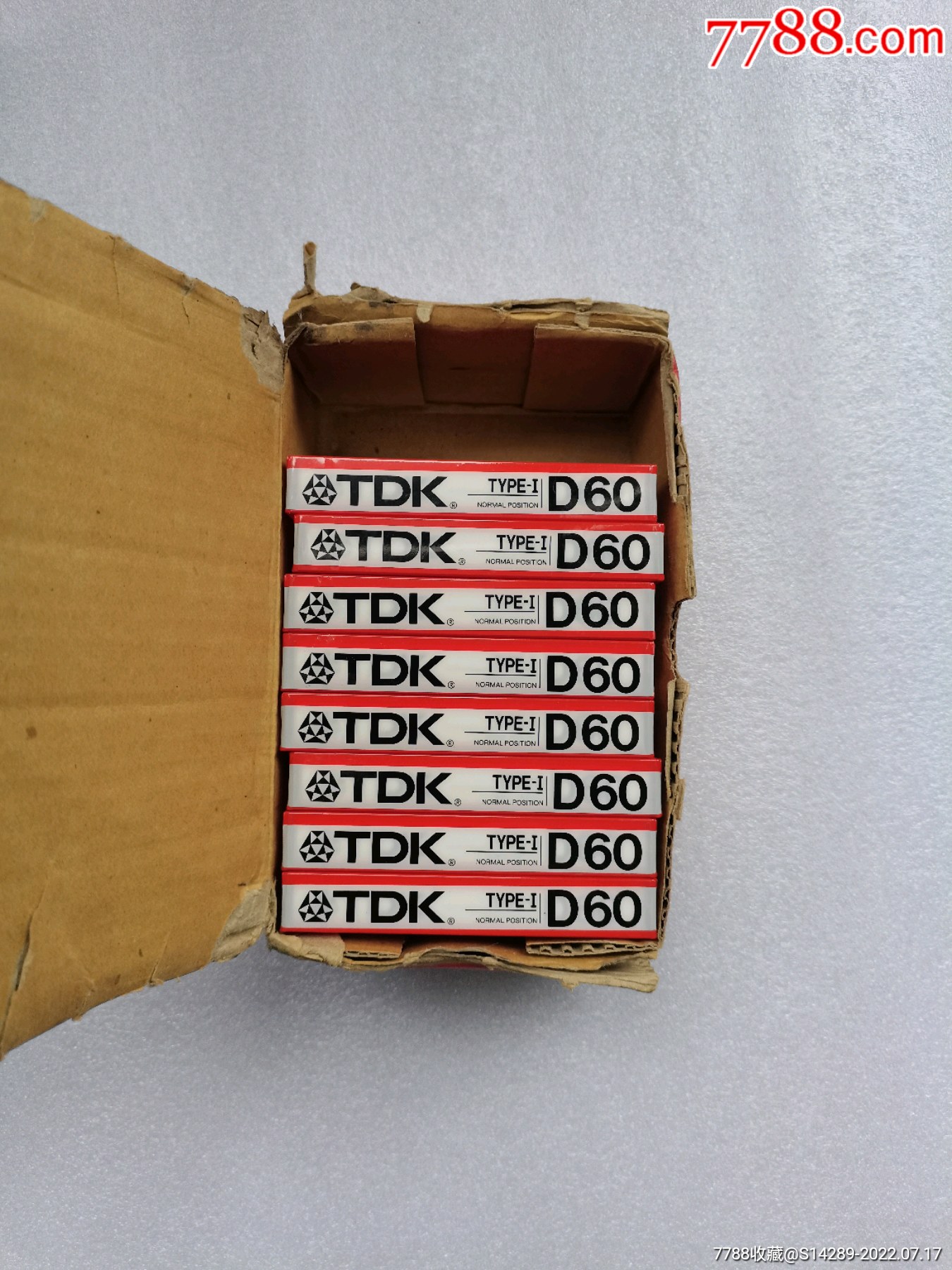 TDK.D60..未拆封空白磁带6盘合售_磁带/卡带_银州杂货铺子【7788收藏__收藏热线】