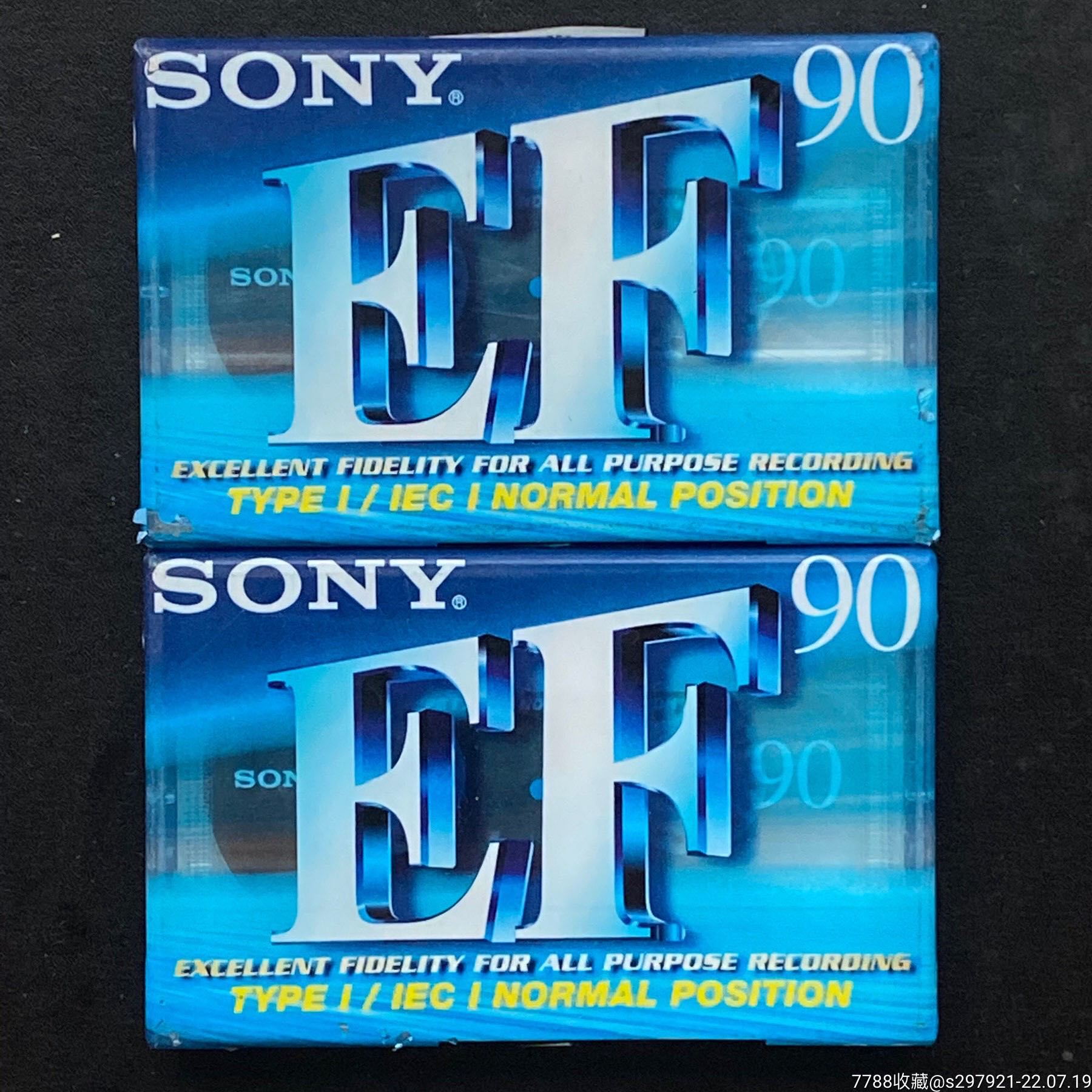 Sony空白磁带EF90｜2盘｜全新未拆封_磁带/卡带_良音起光【7788收藏__收藏热线】