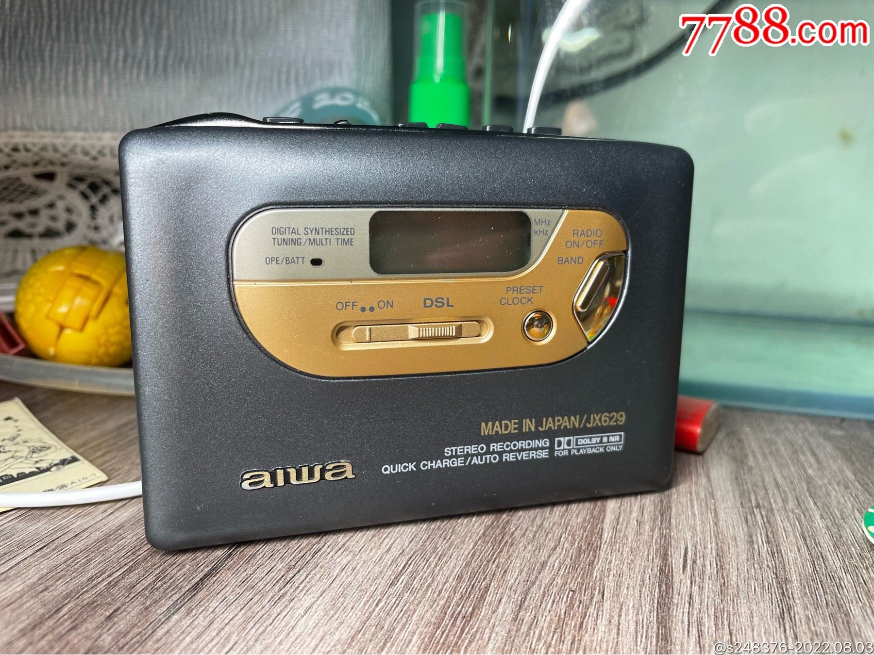 爱华JX629磁带随身听，近全新品相。电池没电无法试机_随身听/mp3_古近玩物驿站【7788收藏__收藏热线】