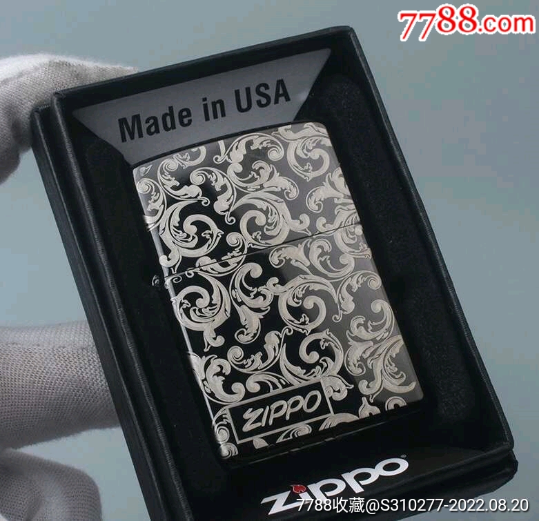 Zippo打火机防风煤油冰机黑冰唐草_打火机/点火器_辛轩优品【7788收藏__收藏热线】
