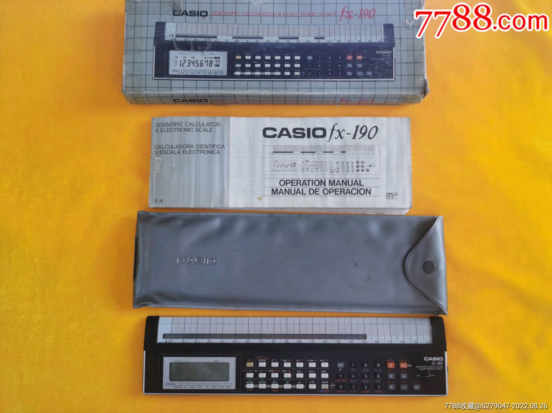 卡西欧fx190工程尺子_其他电子文具_朝火火【7788收藏__收藏热线】