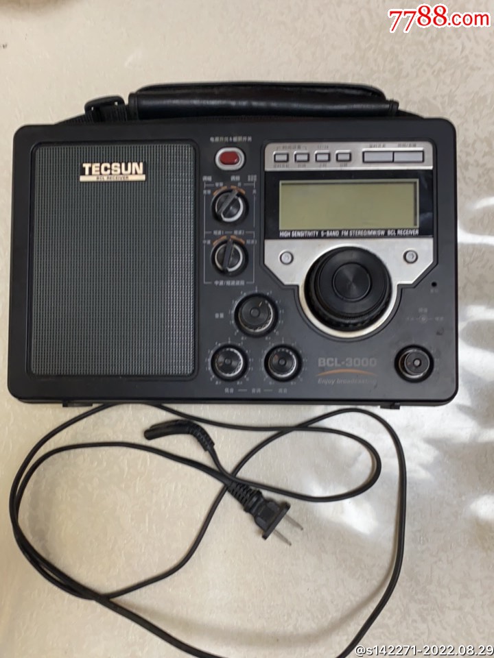 德生TECSUN：BCL-3000收音机（功能正常.品相不错）货号19-3.__【7788收藏__收藏热线】