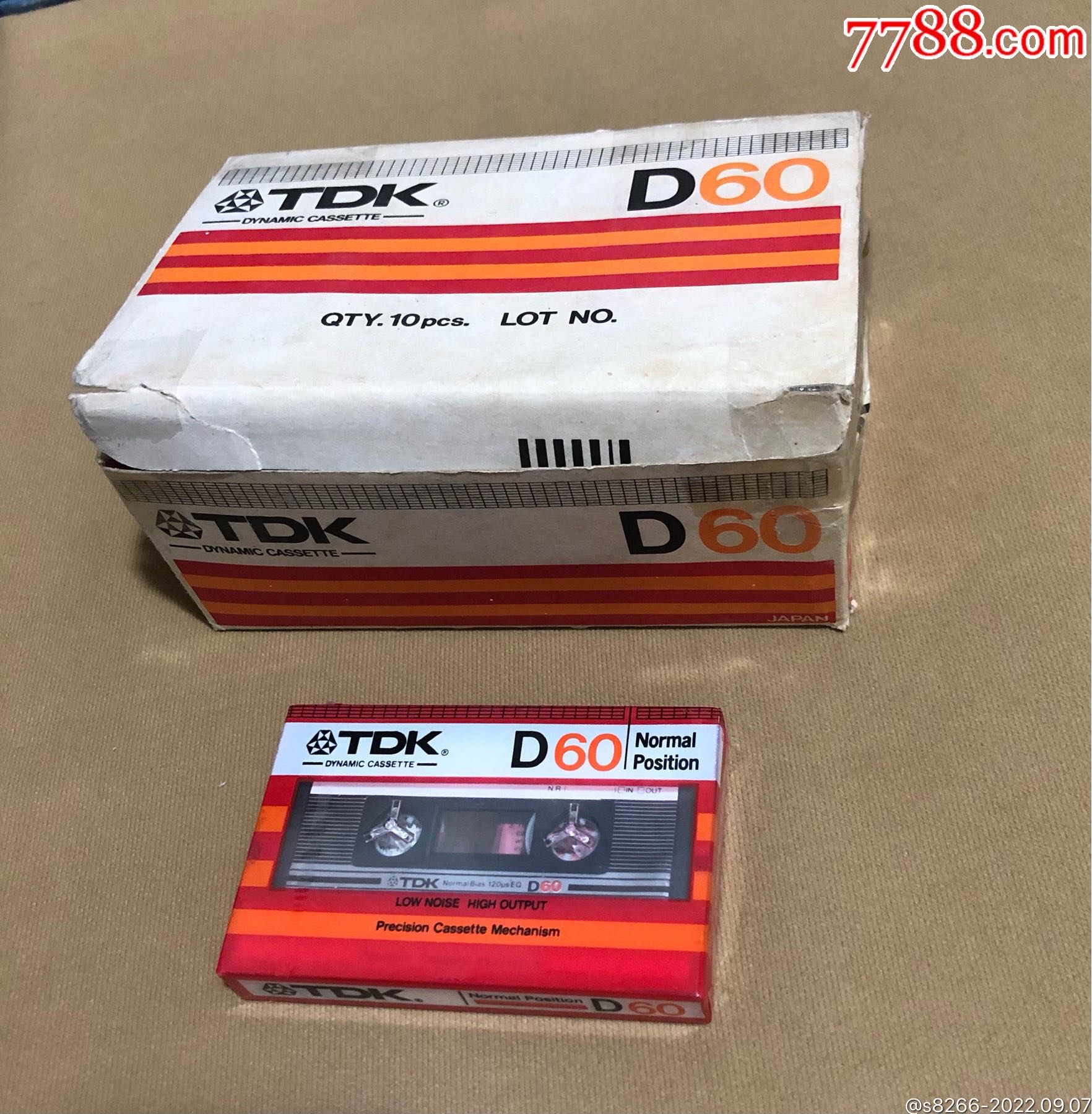 TDK…D60（原包10盒）_磁带/卡带_世外桃源【7788收藏__收藏热线】