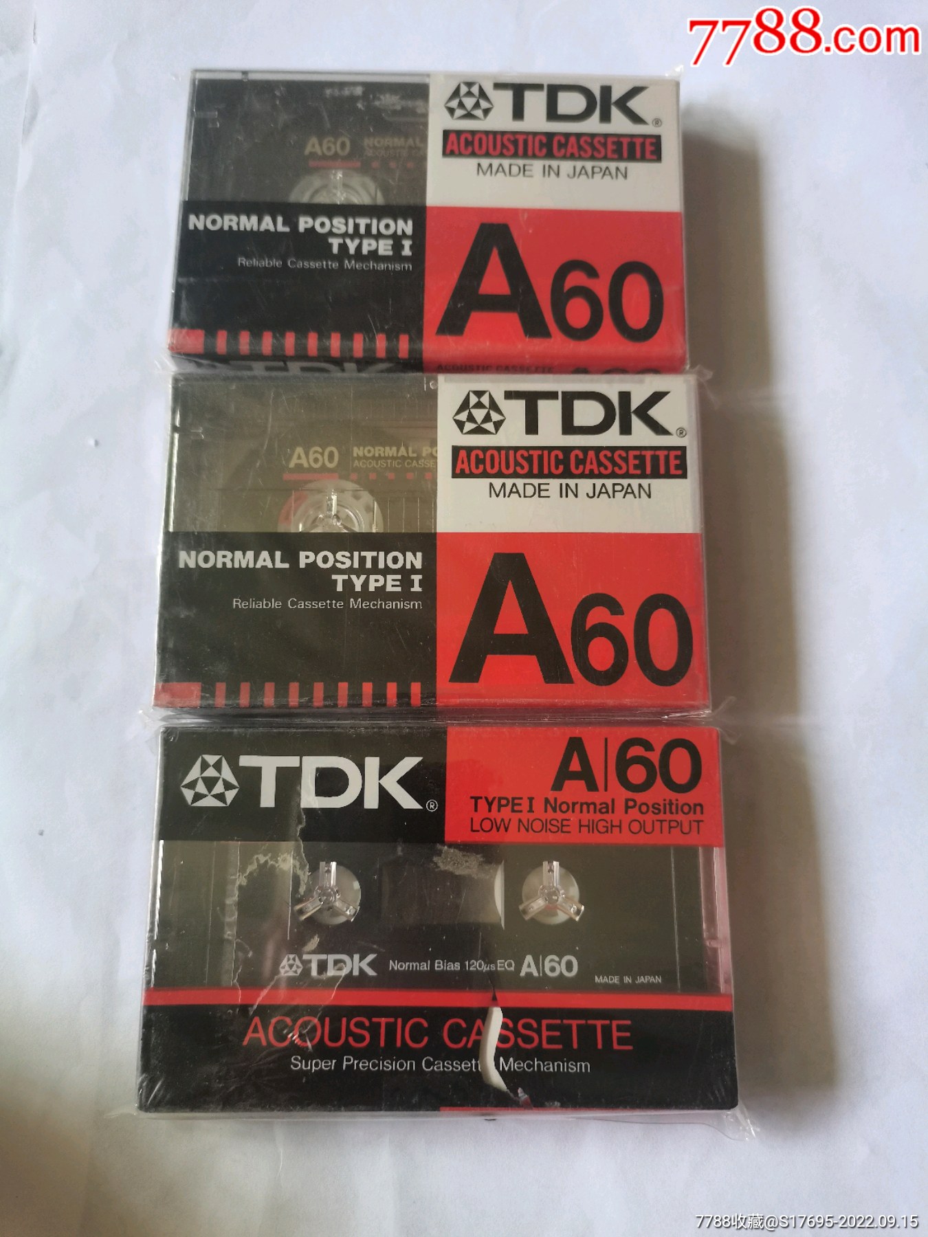 TDK一A60（未拆封）3盒__【7788收藏__收藏热线】