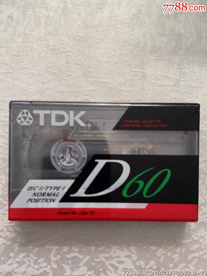 未拆塑封TDK：D60磁带1个（货号15-3）_磁带/卡带_华兴书苑【7788收藏__收藏热线】