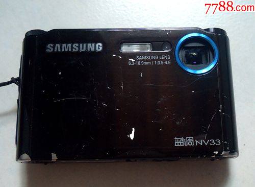 三星蓝调《NV33》_卡片机/数码相机_皖南集藏【7788收藏__收藏热线】
