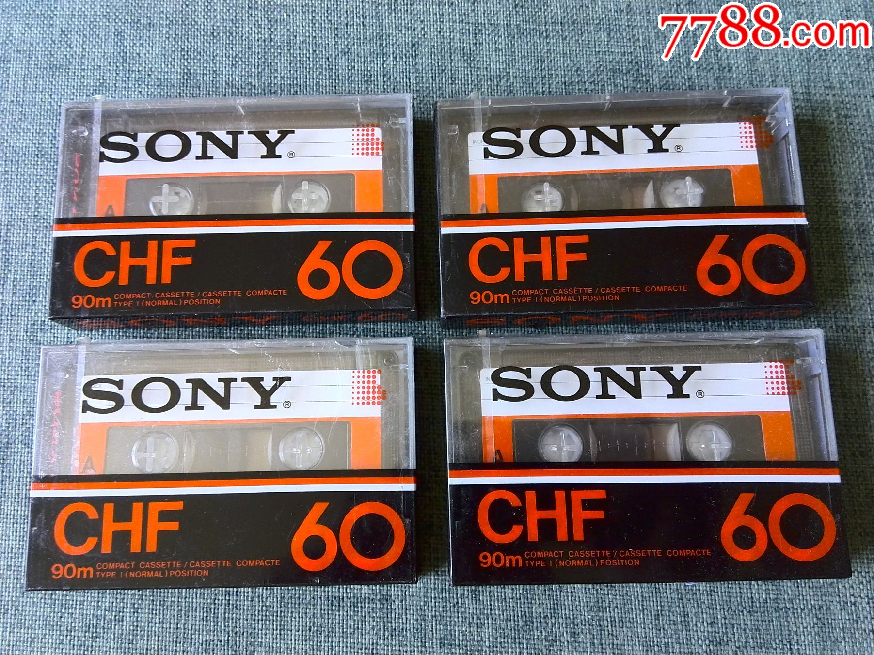 未拆封，日本产，索尼磁带--SONY-CHF60（4盘合拍）__【7788收藏__收藏热线】