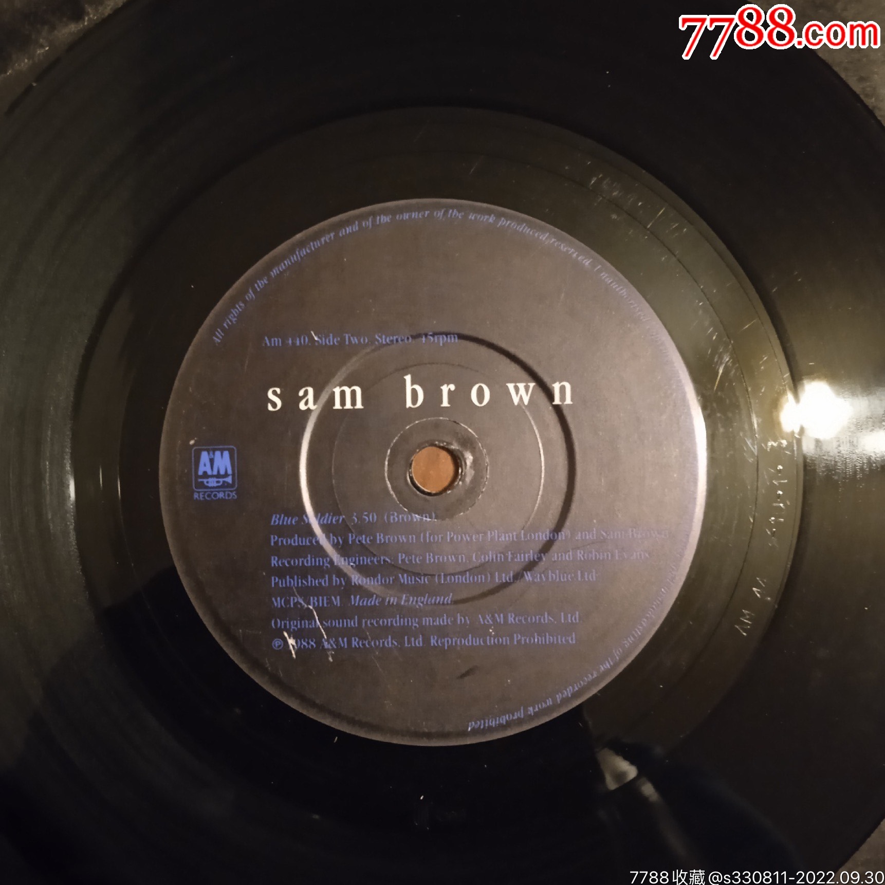 流行女声-山姆·布朗.Sam.Brown.欧美版7寸黑胶唱片_老唱片_北京黑暗幽静【7788收藏__收藏热线】