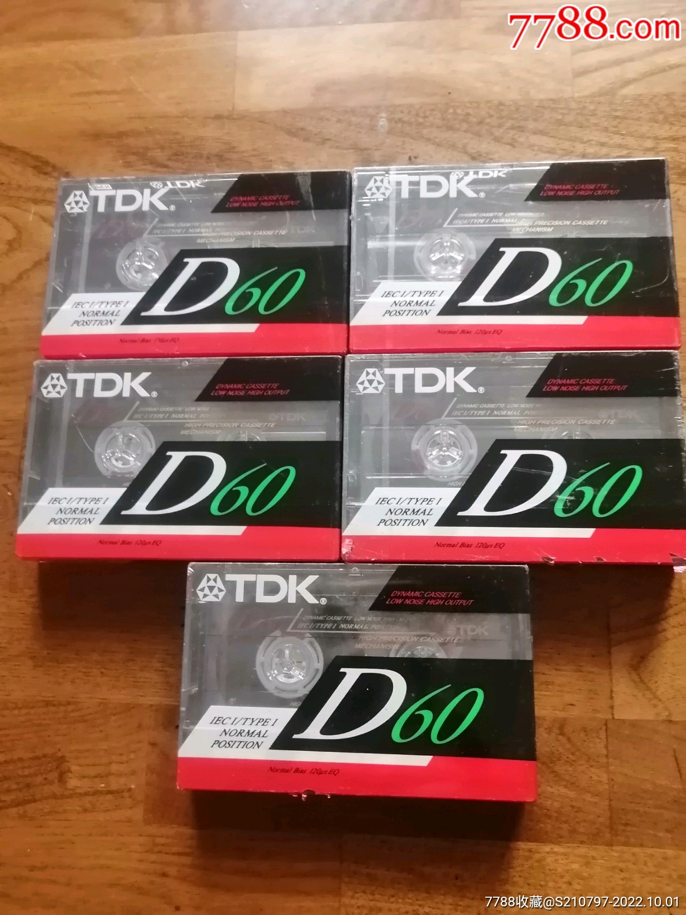 5盒未拆封TDK空白磁带_磁带/卡带_双木林【7788收藏__收藏热线】