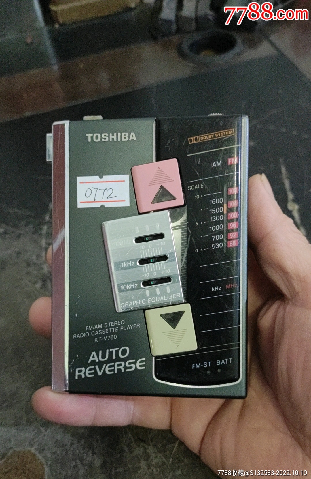 TOSHIBA～KT～V760机_随身听/mp3_十步两拱桥【7788收藏】