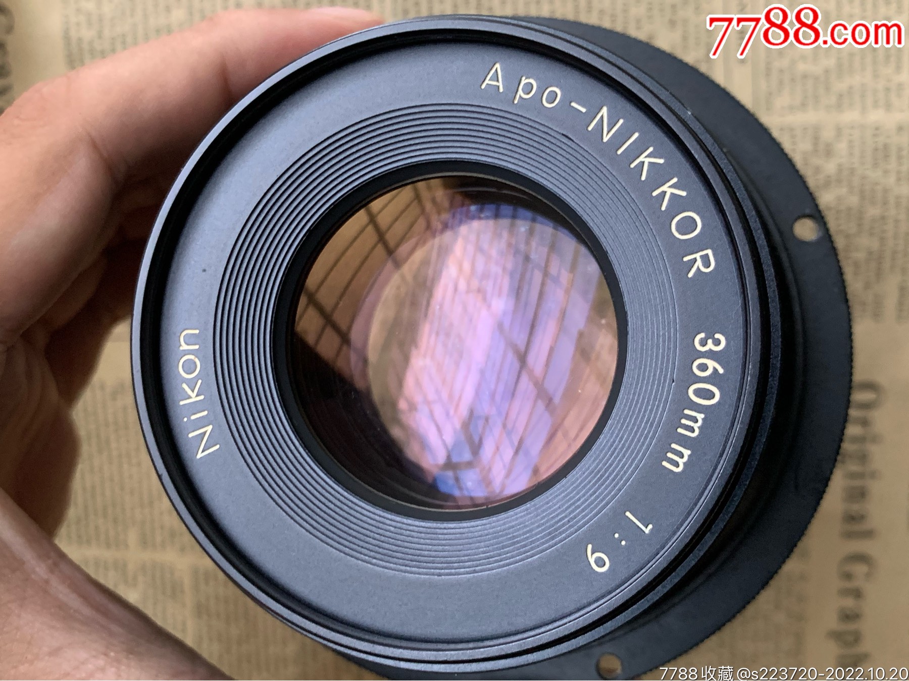 尼康Nikon_Apo-NIKKOR_360/9大画幅镜头_其他相机及配件_运二零杂货舱【7788收藏】