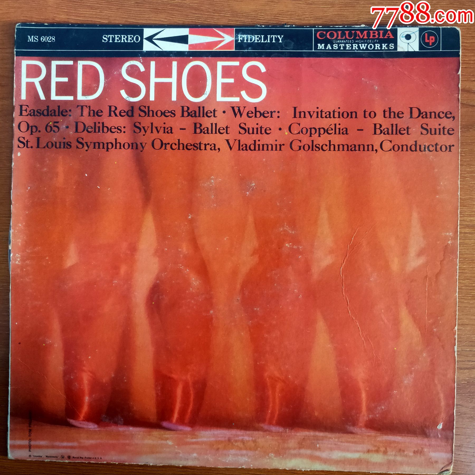 REDSHOES-韦伯邀舞-12寸黑胶LP-A18_老唱片_碟行音像制品店【7788收藏__收藏热线】