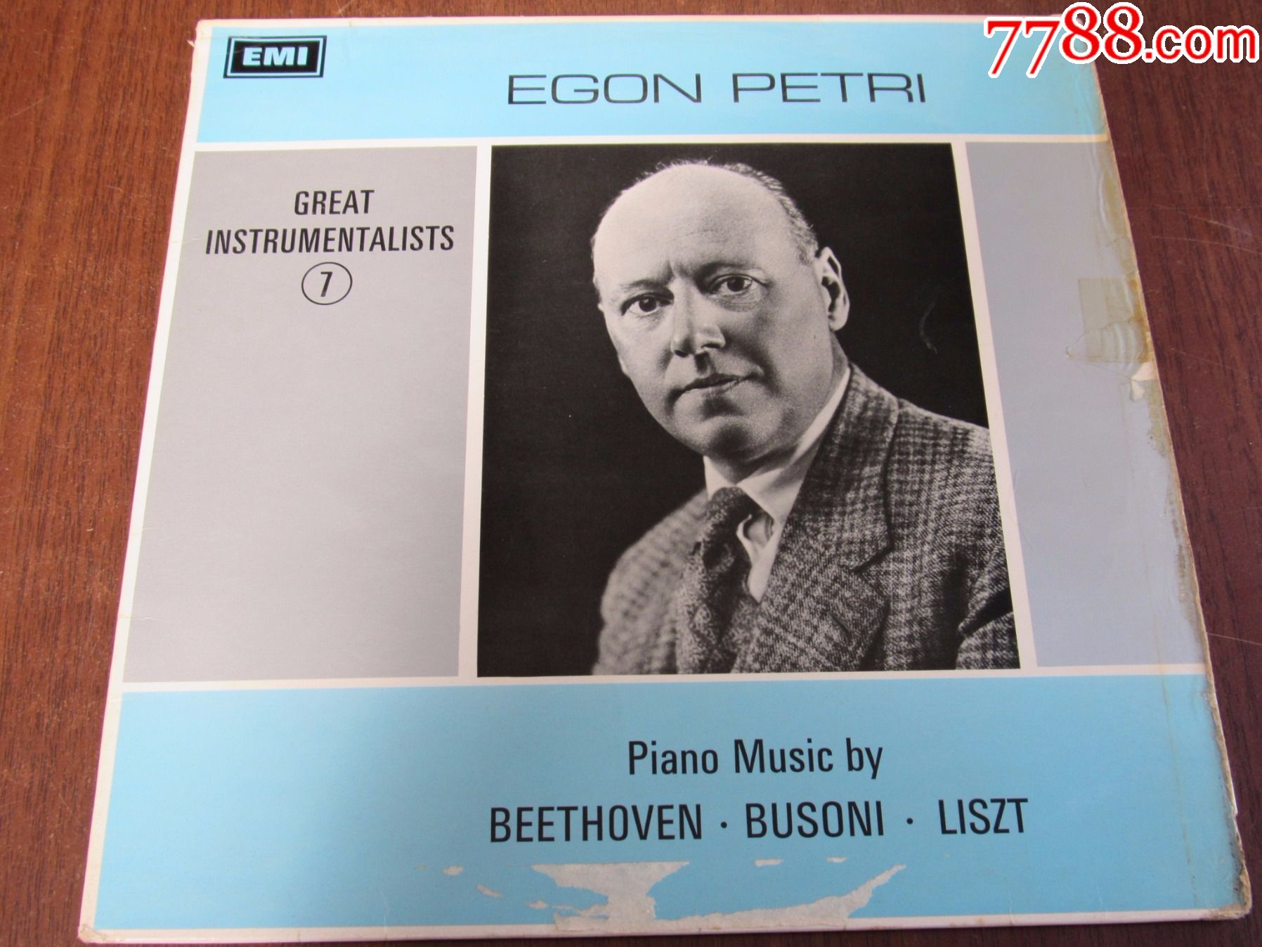 EGON.PETRI钢琴演绎.贝多芬.李斯特.德彪西作品12寸黑胶唱片英版_海外唱片/胶片_楚都旧时光【7788收藏__收藏热线】
