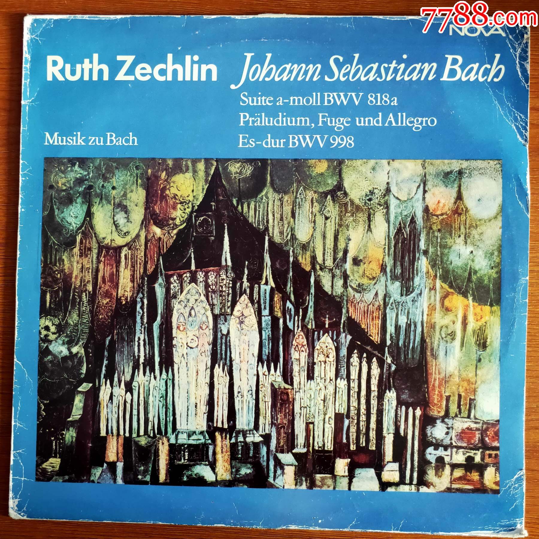 巴赫组曲/哥德堡变奏曲-RuthZechlin-12寸黑胶LP-A23__【7788收藏__收藏热线】