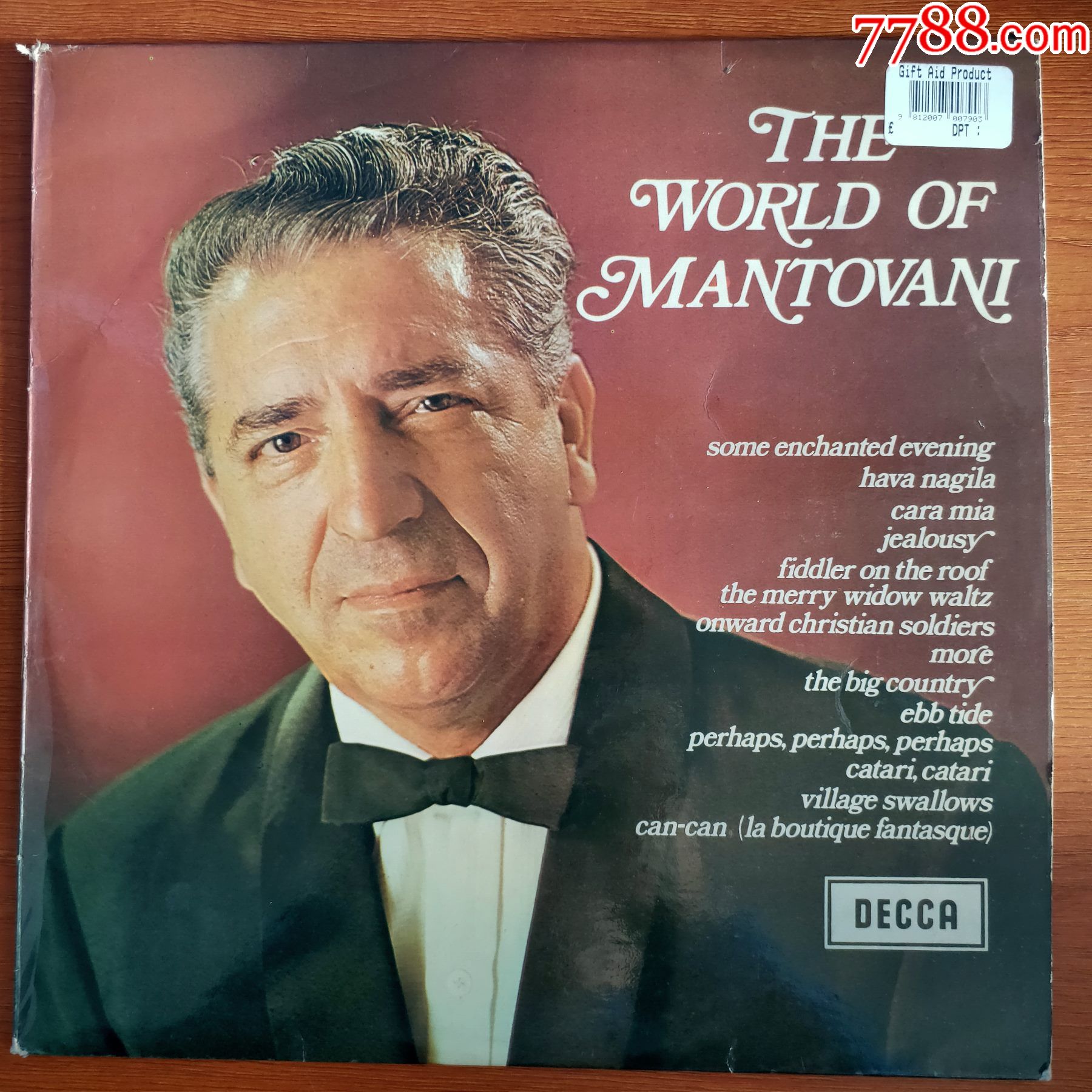 轻音乐大师曼托瓦尼-12寸黑胶LP-A23_海外唱片/胶片_碟行音像制品店【7788收藏__收藏热线】