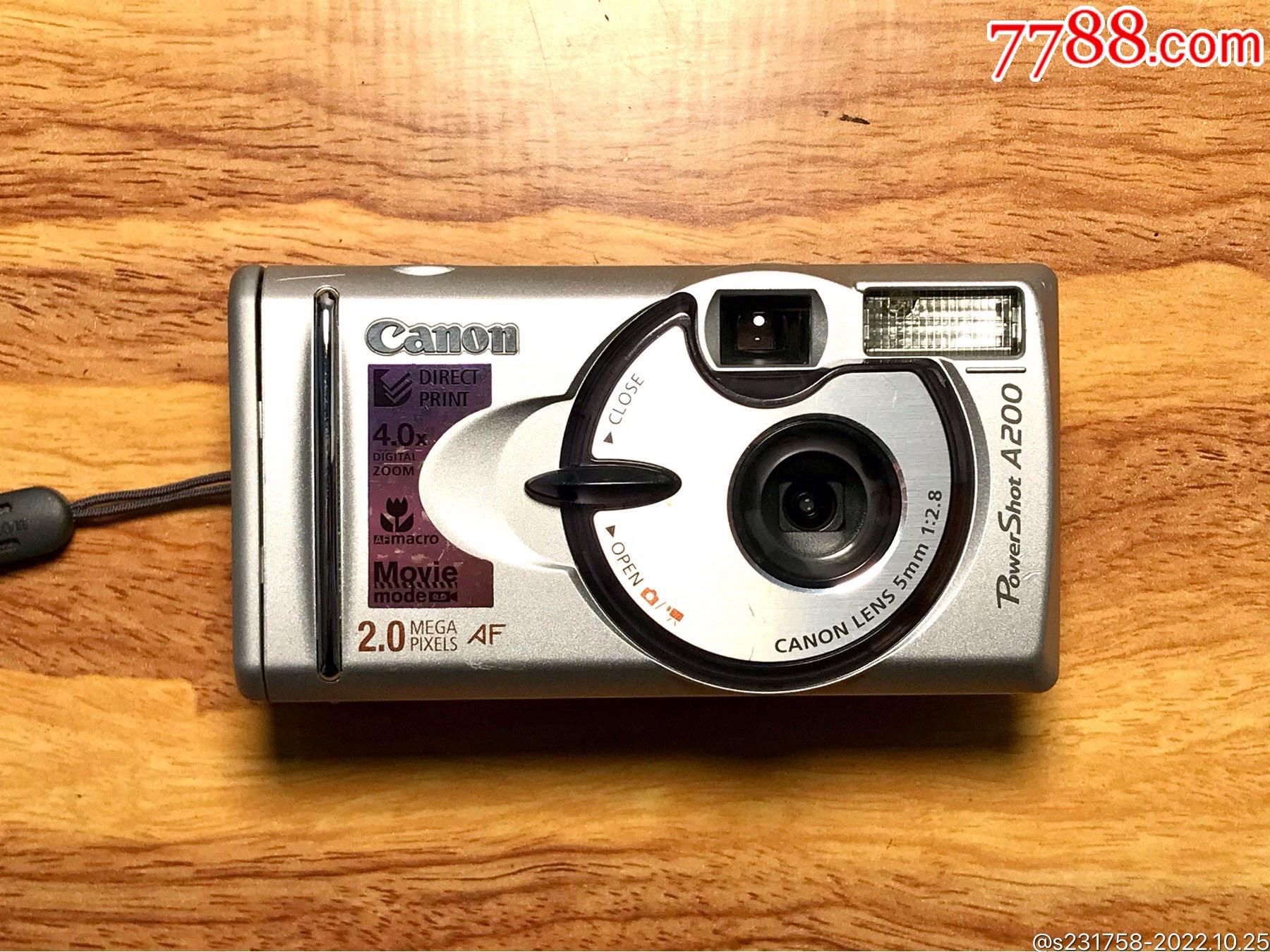 好品佳能powershotA200数码相机，大底CCD大光圈，功能一切正常_卡片机/数码相机_趣玩小铺【7788收藏__收藏热线】