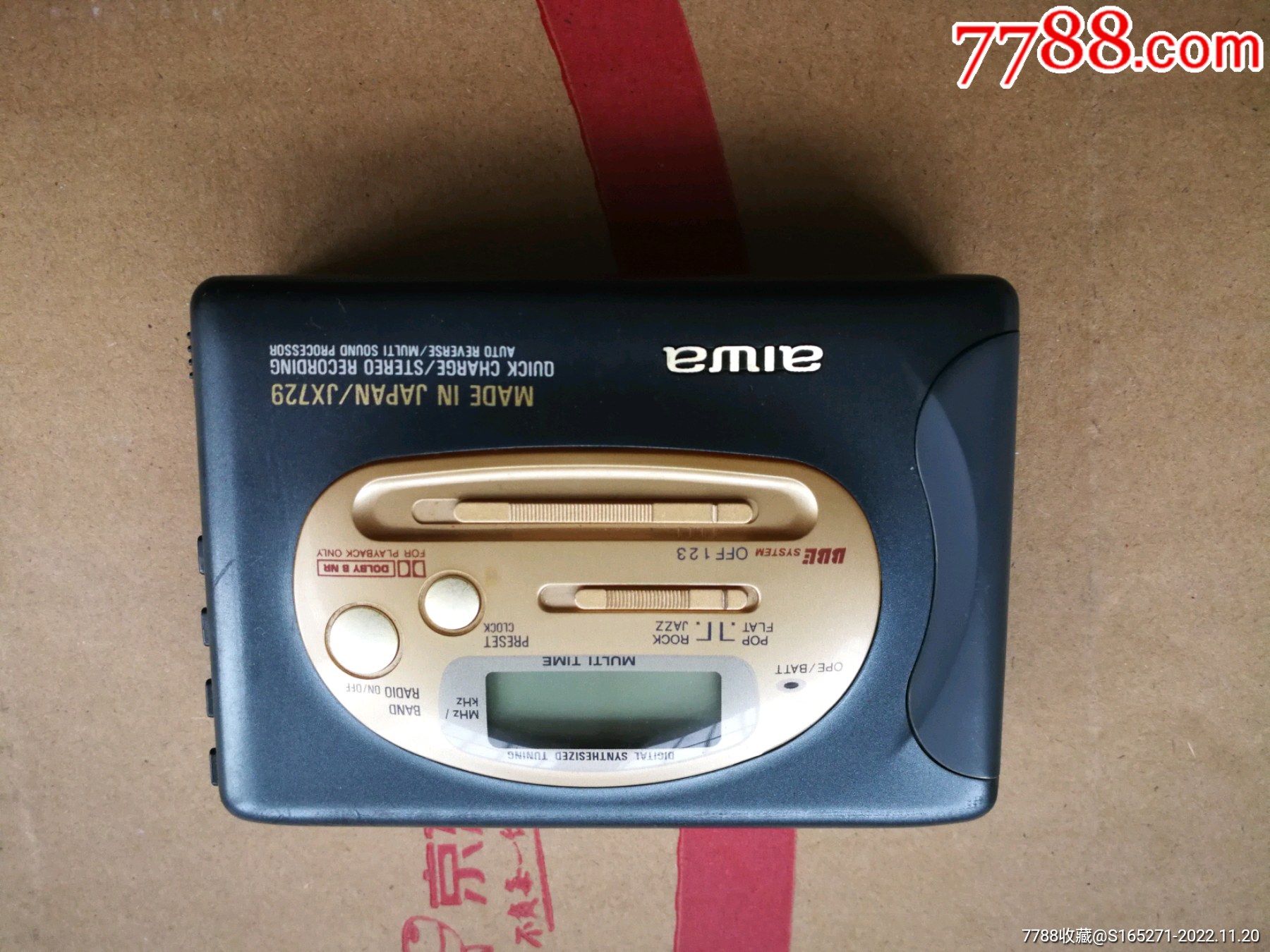 爱华随身听HS-JX729_随身听/mp3_随身听岁月【7788收藏__收藏热线】