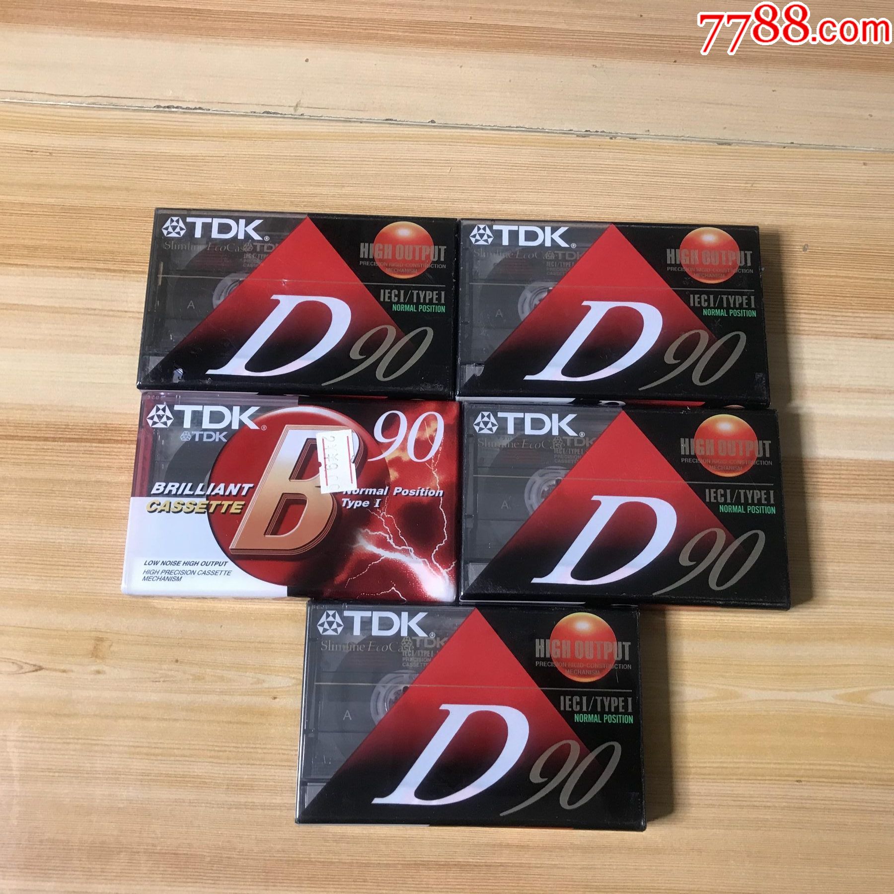 TDK-D90空白磁带-【5盘】全新未开封-详情如图_磁带/卡带_小军店铺【7788收藏__收藏热线】