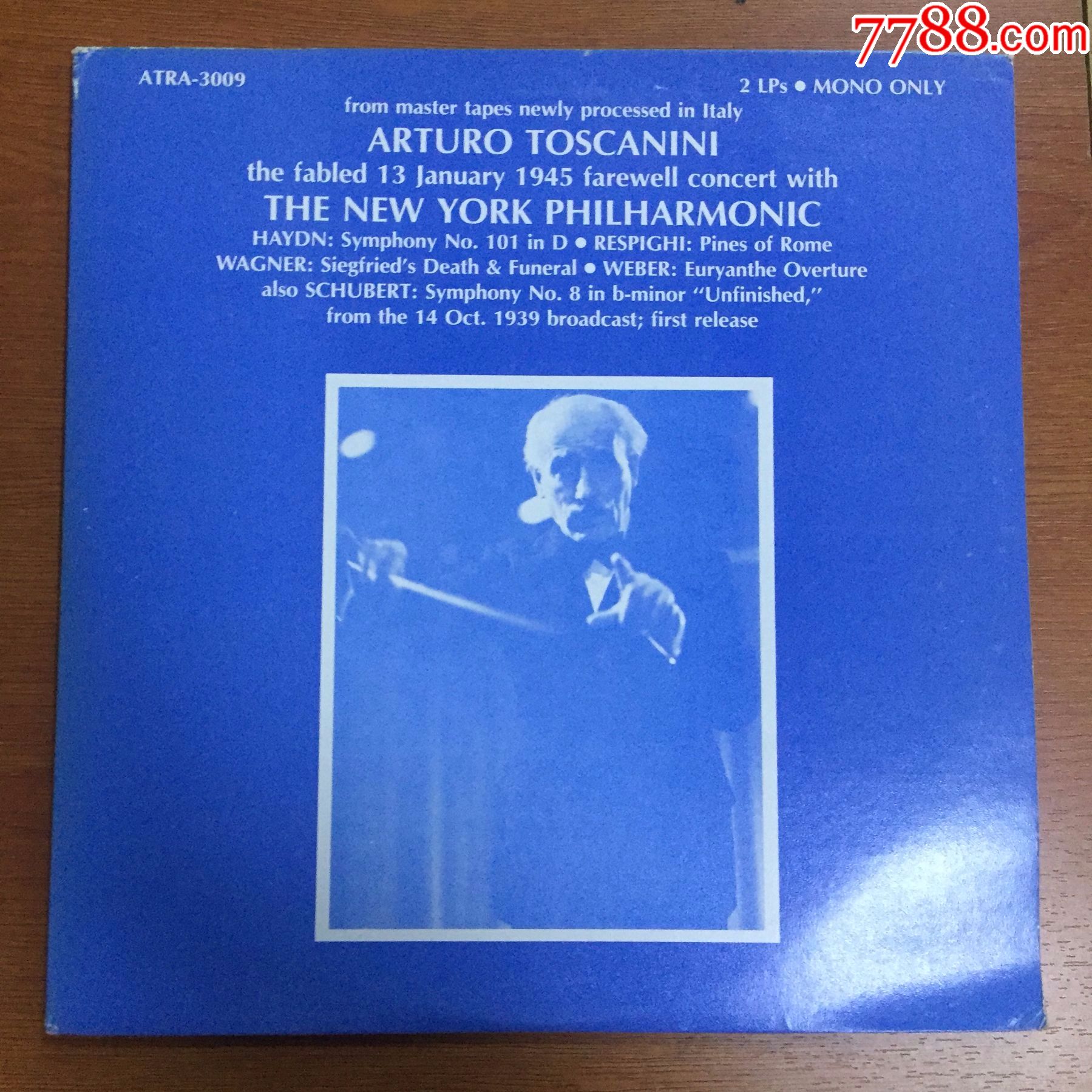 托斯卡尼尼作品-12寸黑胶2LP-A45__【7788收藏__收藏热线】