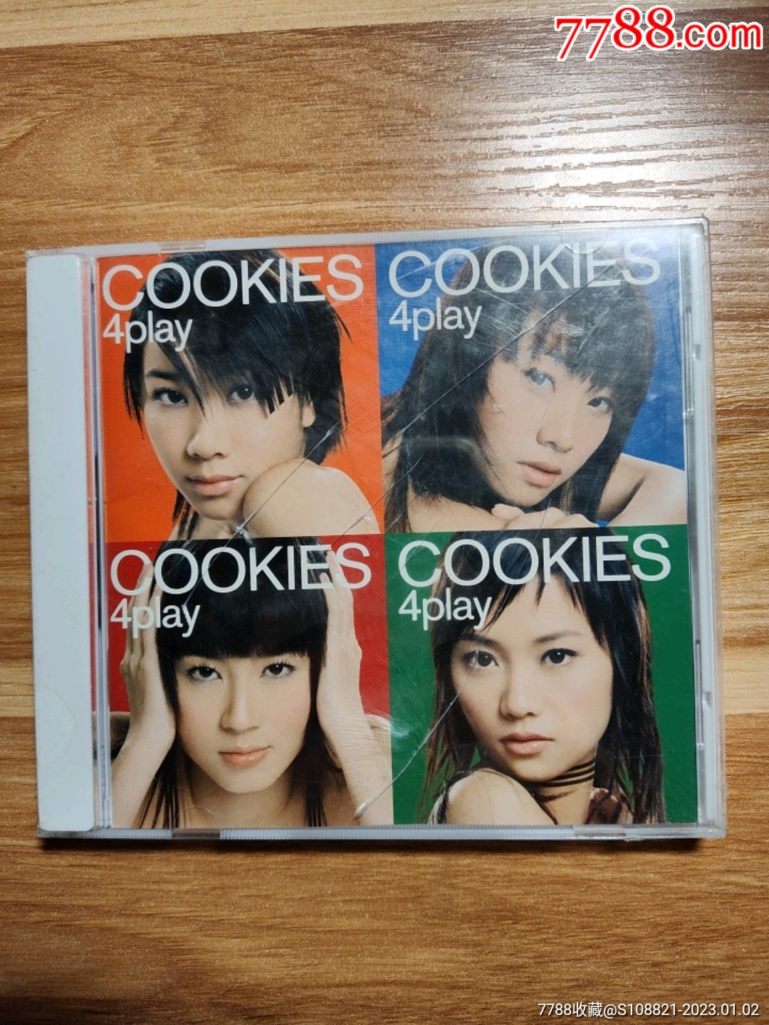 cookies曲奇女孩(邓丽欣，傅颖)-4play，全新未拆，香港EMI原版cd_音乐CD_轩轩碟屋【7788收藏__收藏热线】