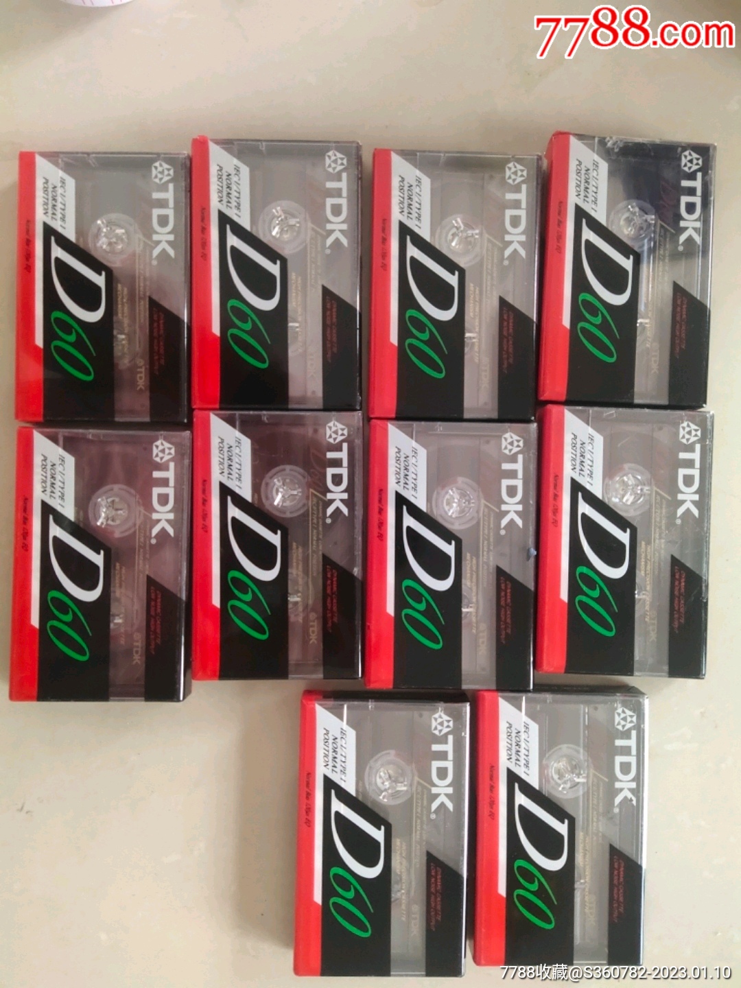 TDK-D60-10盘-全新未拆_磁带/卡带_轩轩店铺【7788收藏__收藏热线】