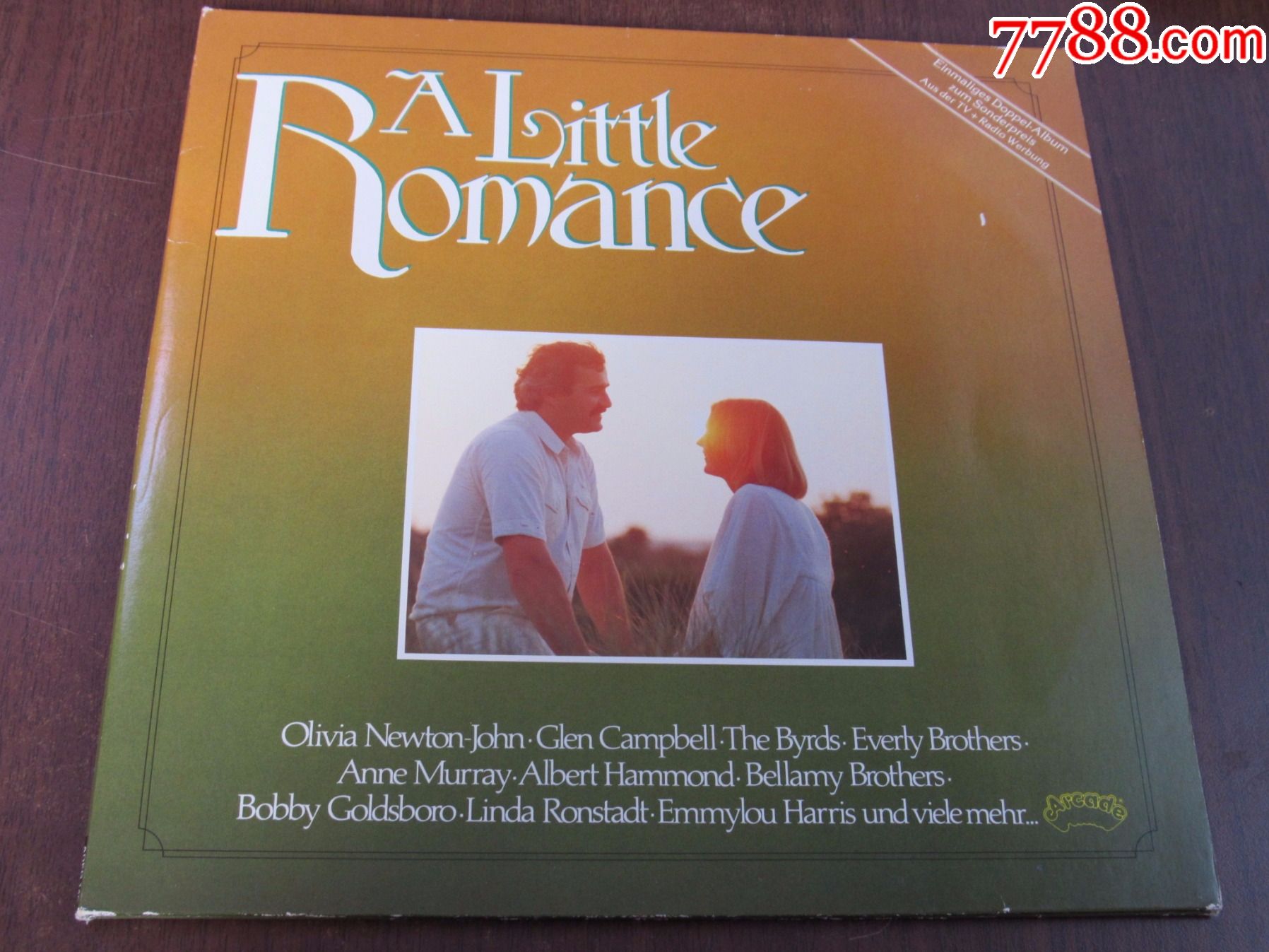 情定日落桥.A.LITTLE.ROMANCE.电影原声.12寸黑胶荷兰版.2LP__【7788商城】