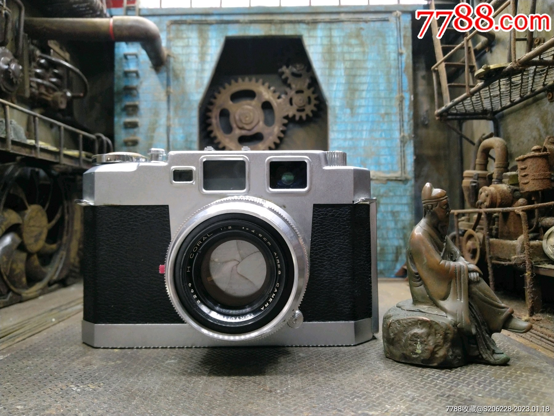 6058★Aires_35Ⅲ旁轴相机／机身编号：581049_傻瓜机/胶片相机_蒋夫子收藏【7788收藏__收藏热线】